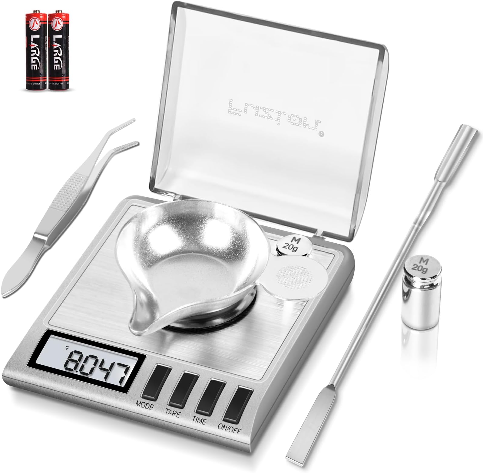 Amazon.com: Fuzion Milligram Scale, 50g/0.001g Digital Milligram Scale ...