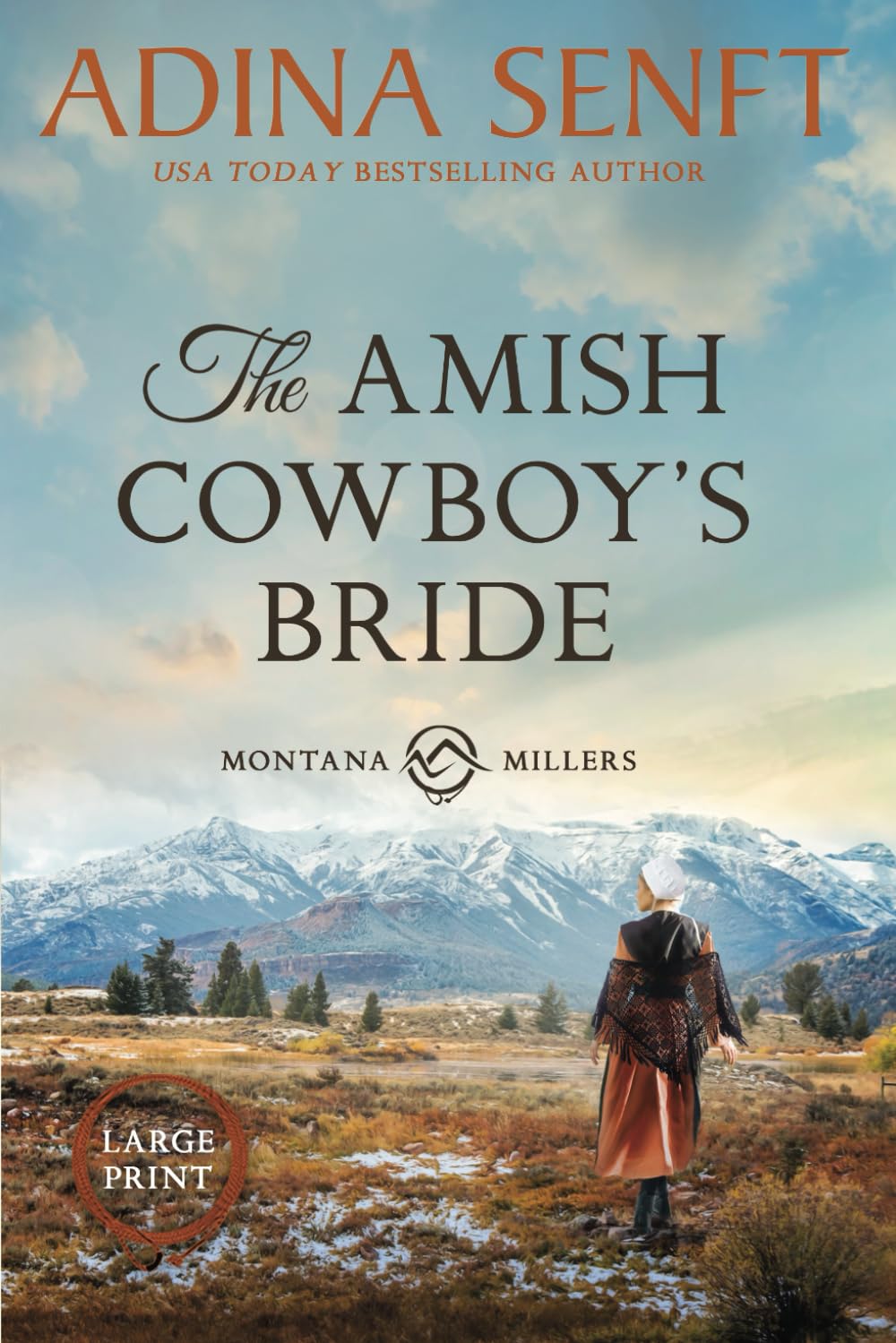 The Amish Cowboy's Bride: Montana Millers 3 Large Print (Amish Cowboys ...