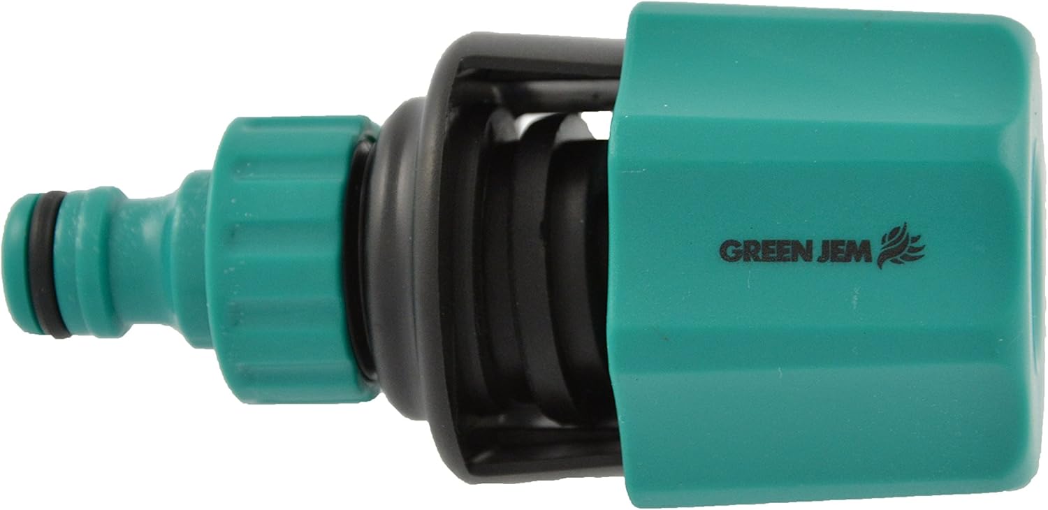 Green Jem Multi-Purpose Tap Connector, Green, 11x5x5 cm – BigaMart