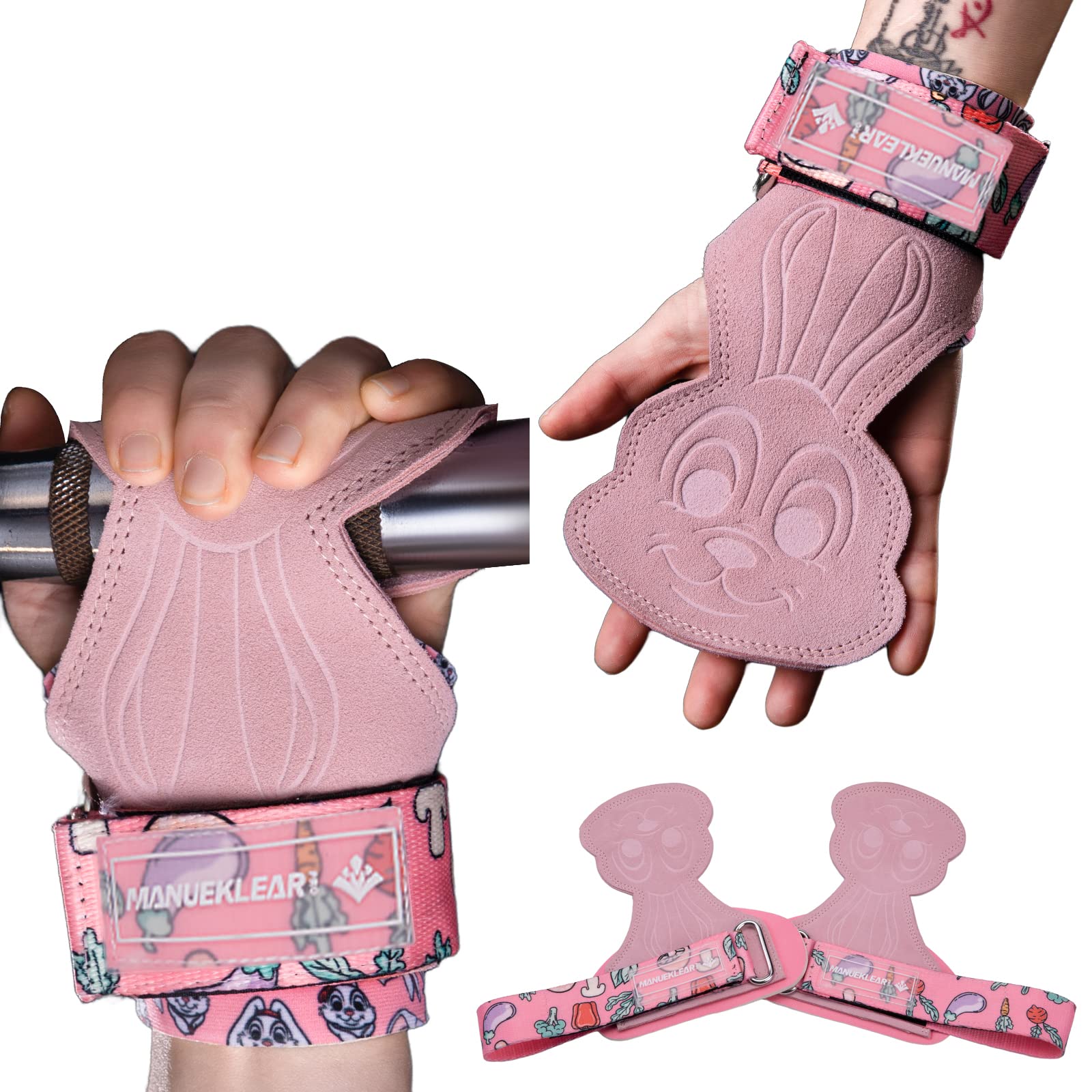 MANUEKLEAR Weight Lifting Wrist Wraps, Wrist Straps for Weightlifting ...