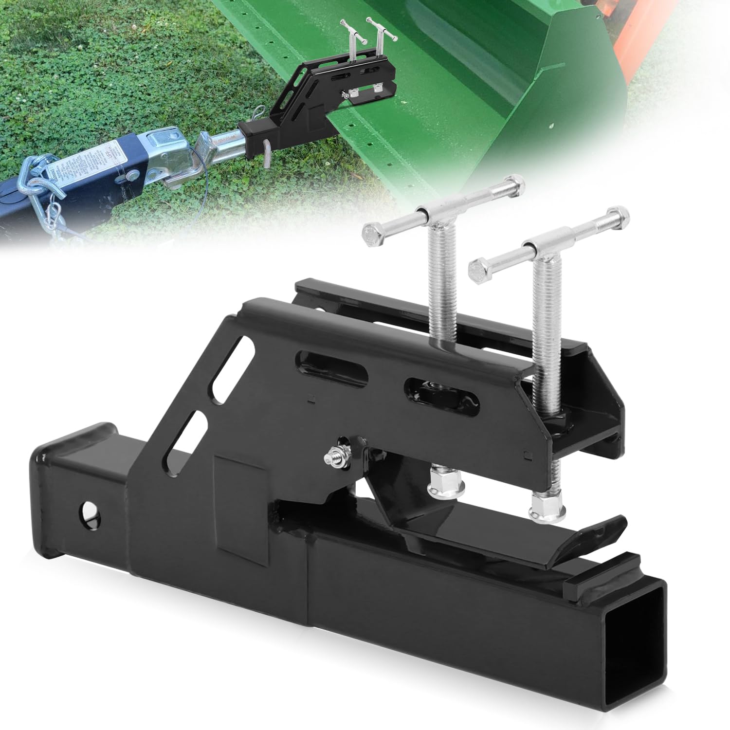 Amazon.com: 2024 New Upgraded Clamp on Trailer Hitch for Tractor, Clamp ...