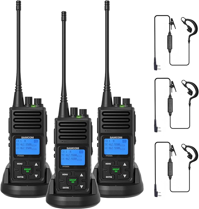 Amazon.com: SAMCOM 2 Way Radios FPCN30A Two Way Radios Long Range ...