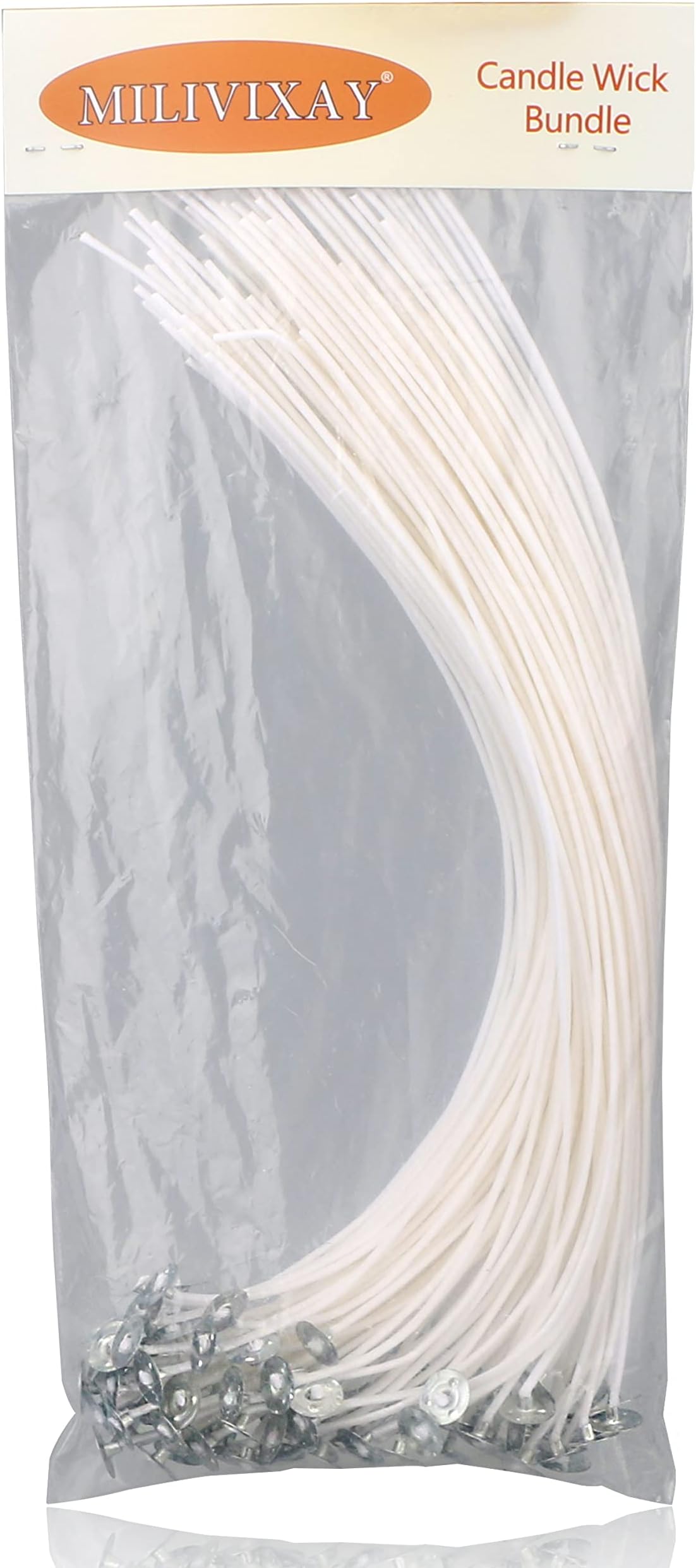 Amazon.com: MILIVIXAY 100pcs 8inch Soy Candle Wicks for Candle Making ...
