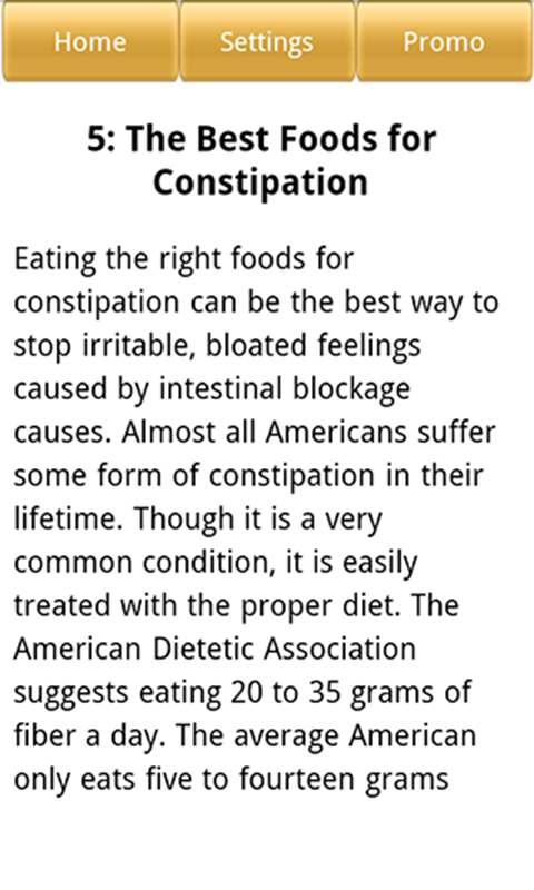 Constipation Cure Action Plan - App on Amazon Appstore