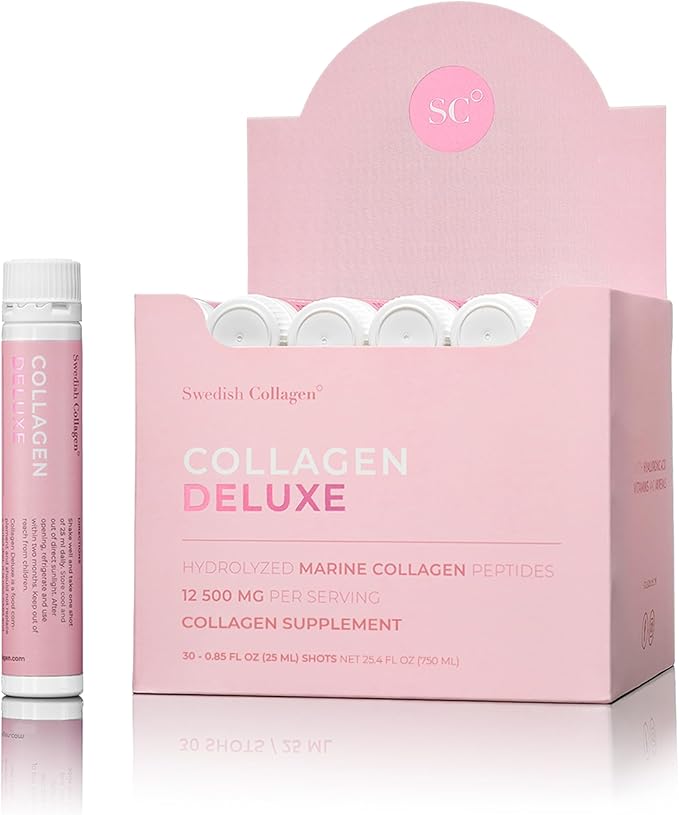 Amazon.com: Swedish Collagen - 12500mg Collagen Deluxe 25ml I ...