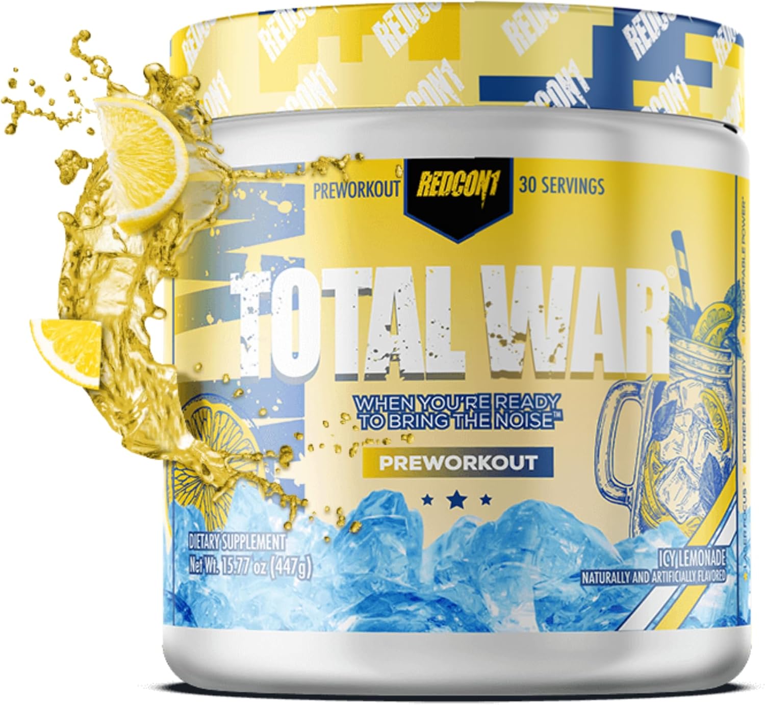 REDCON1 Total War ICY Lemonade - 15.54 oz. : Buy Online at Best Price ...
