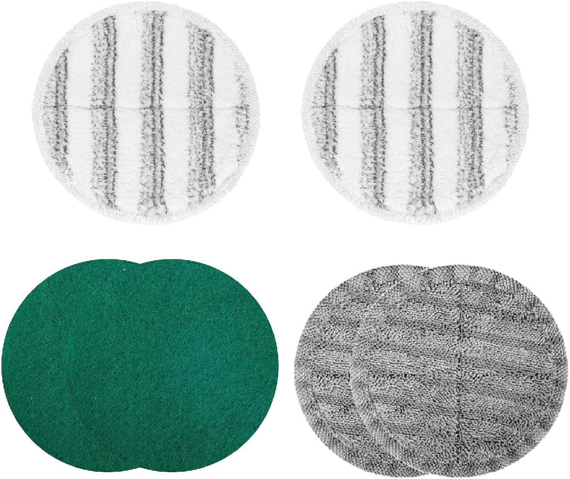 Amazon.com: KOJEO Electric Mop Pads Replacement Cleaning Scrubber Mop ...