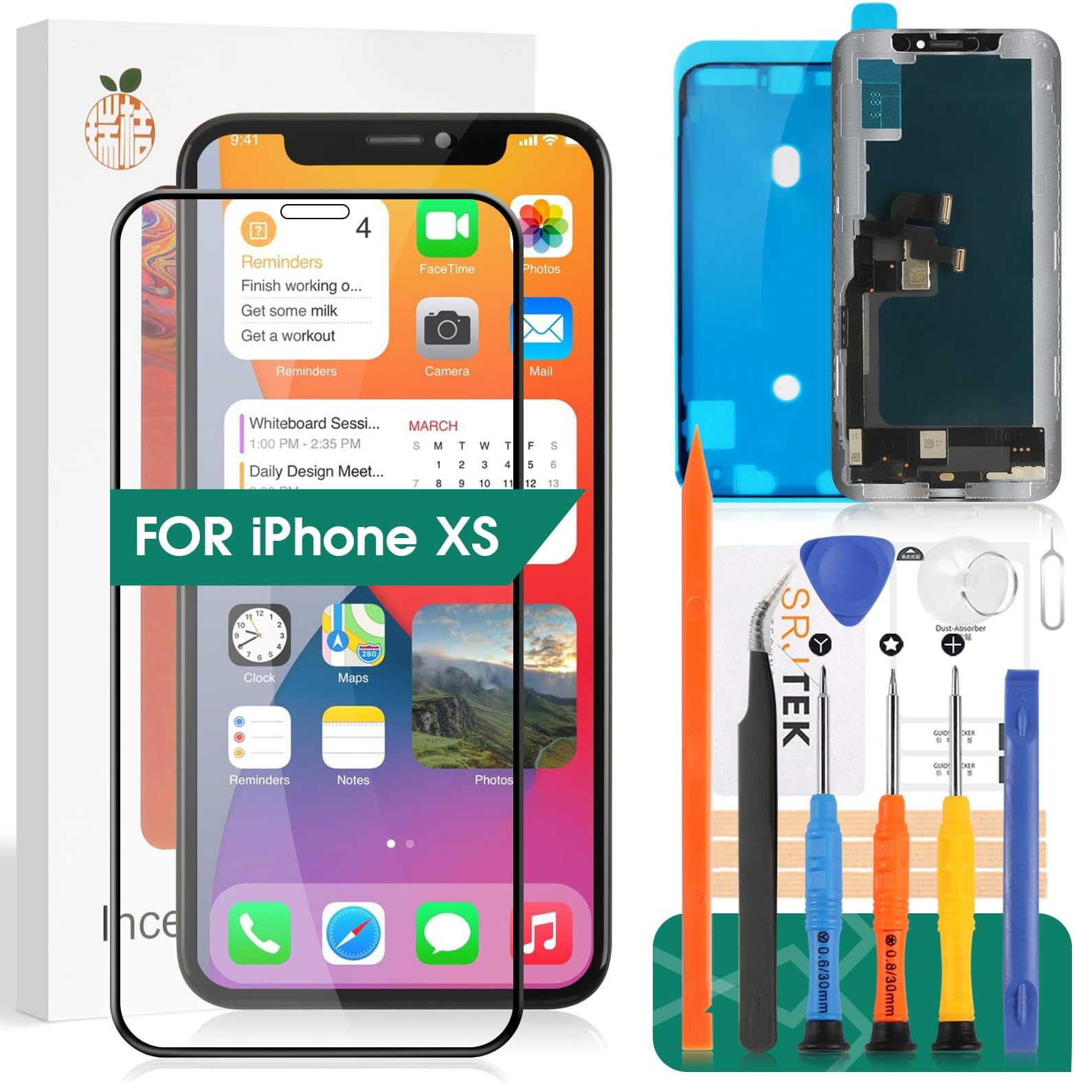 EFAITH for iPhone X Screen Replacement LCD 5.8" Display Screen ...