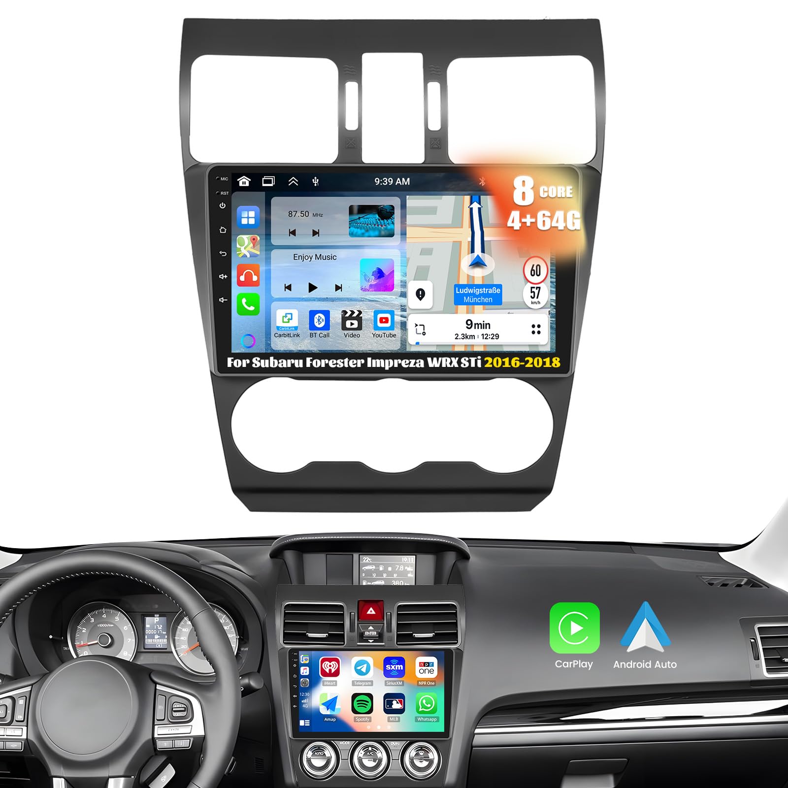 Amazon.com: [8 Core 4G+64G] Android 13 Car Stereo for Subaru Forester ...