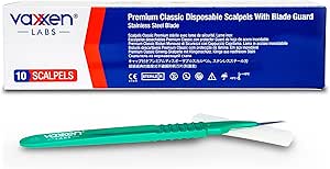 Amazon.com: Vaxxen Labs Acero inoxidable (tamaño 11/caja de 10), envuelto individualmente ...