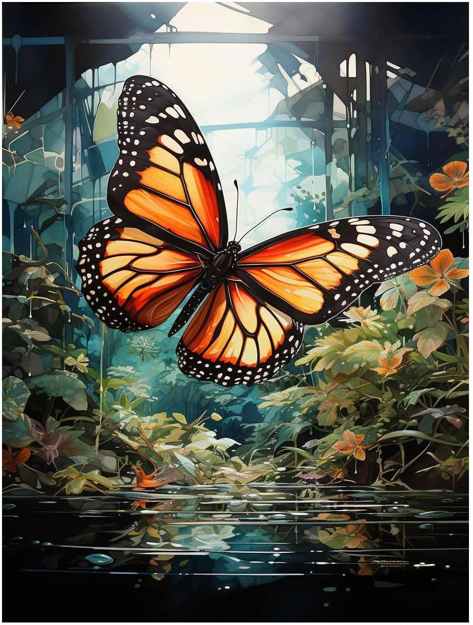 Amazon.com: CAPITUNEISKINEPA Monarch Butterfly Poster Gift Posters For ...