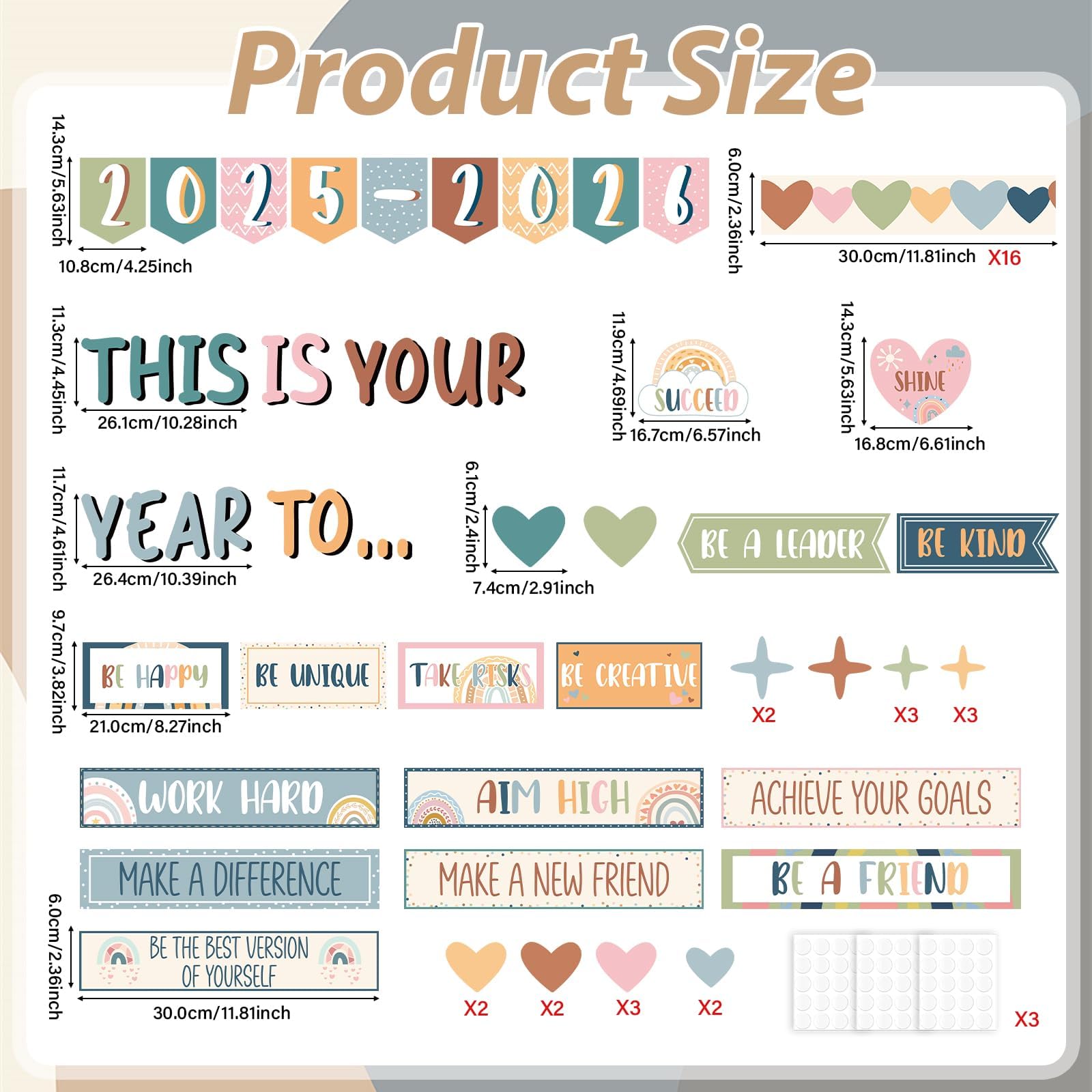 Snapklik.com : This Is Your Year Bulletin Board Set Inspirational ...