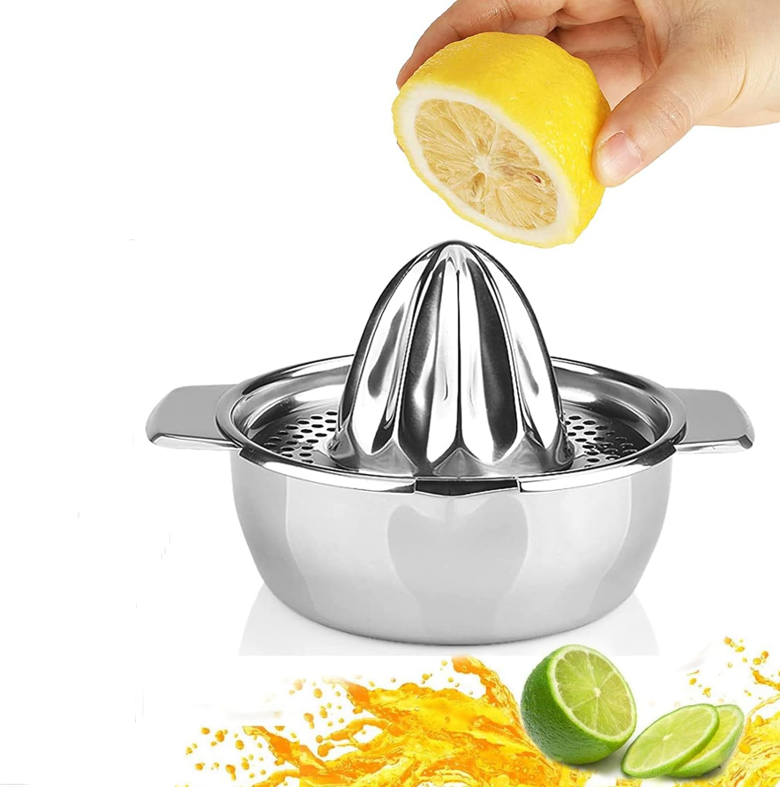 Amazon.de: LINFELDT® Zitronenpresse Edelstahl - TOP SAFTPRESSE MANUELL ...