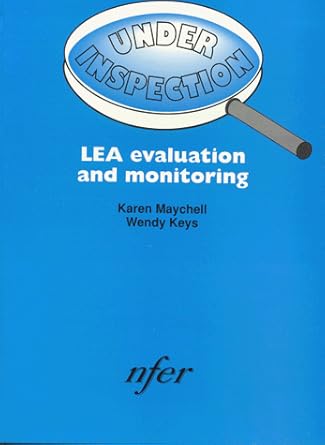 Under Inspection: LEA Evaluation and Monitoring: Buy Online at Best ...
