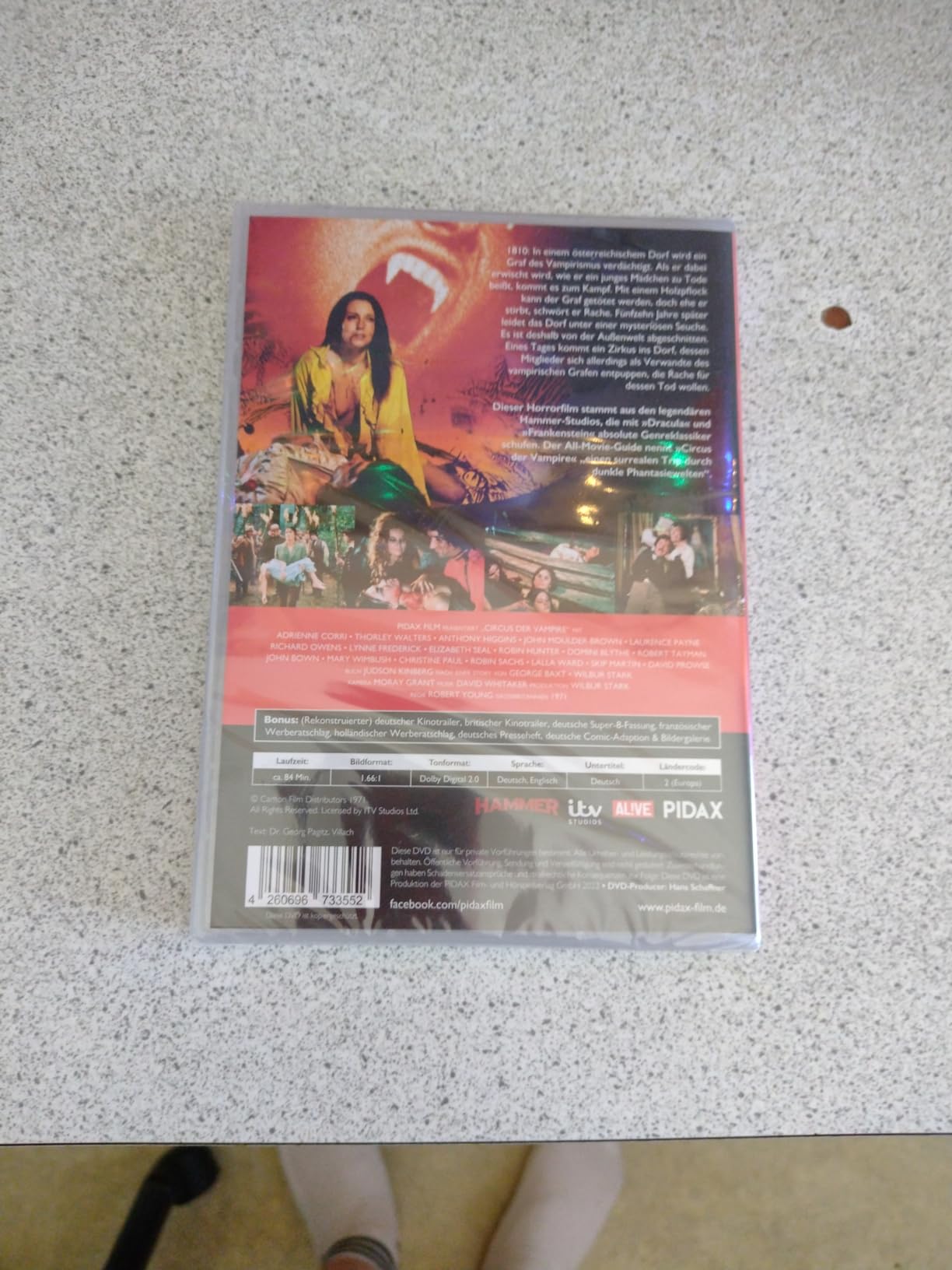 Circus der Vampire (Vampire Circus) / Kult-Horrorfilm der legendären ...