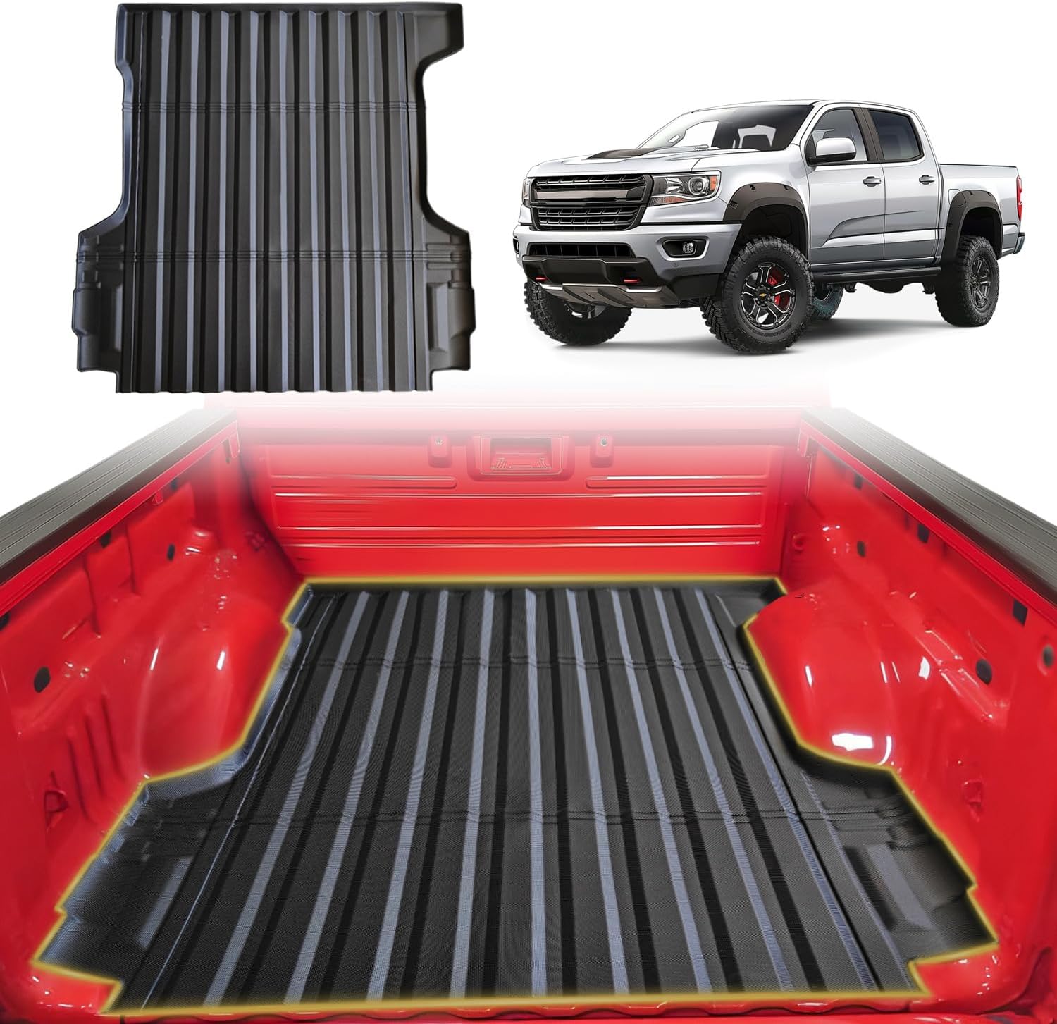 Amazon.com: Truck Bed Mat Compatible with 2023-2025 Chevy Colorado/GMC ...