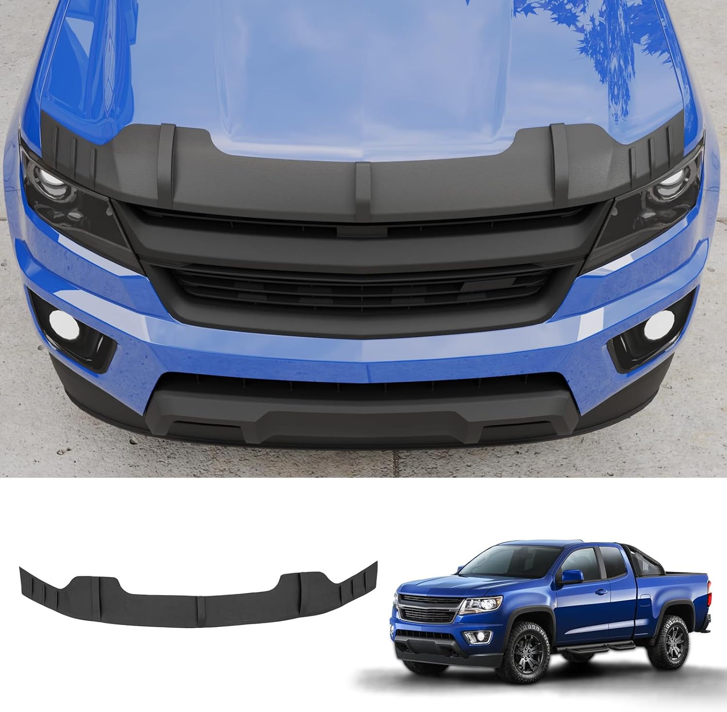 Amazon.com: Kingna Hood Protector Compatible with 2015-2022 Chevrolet ...