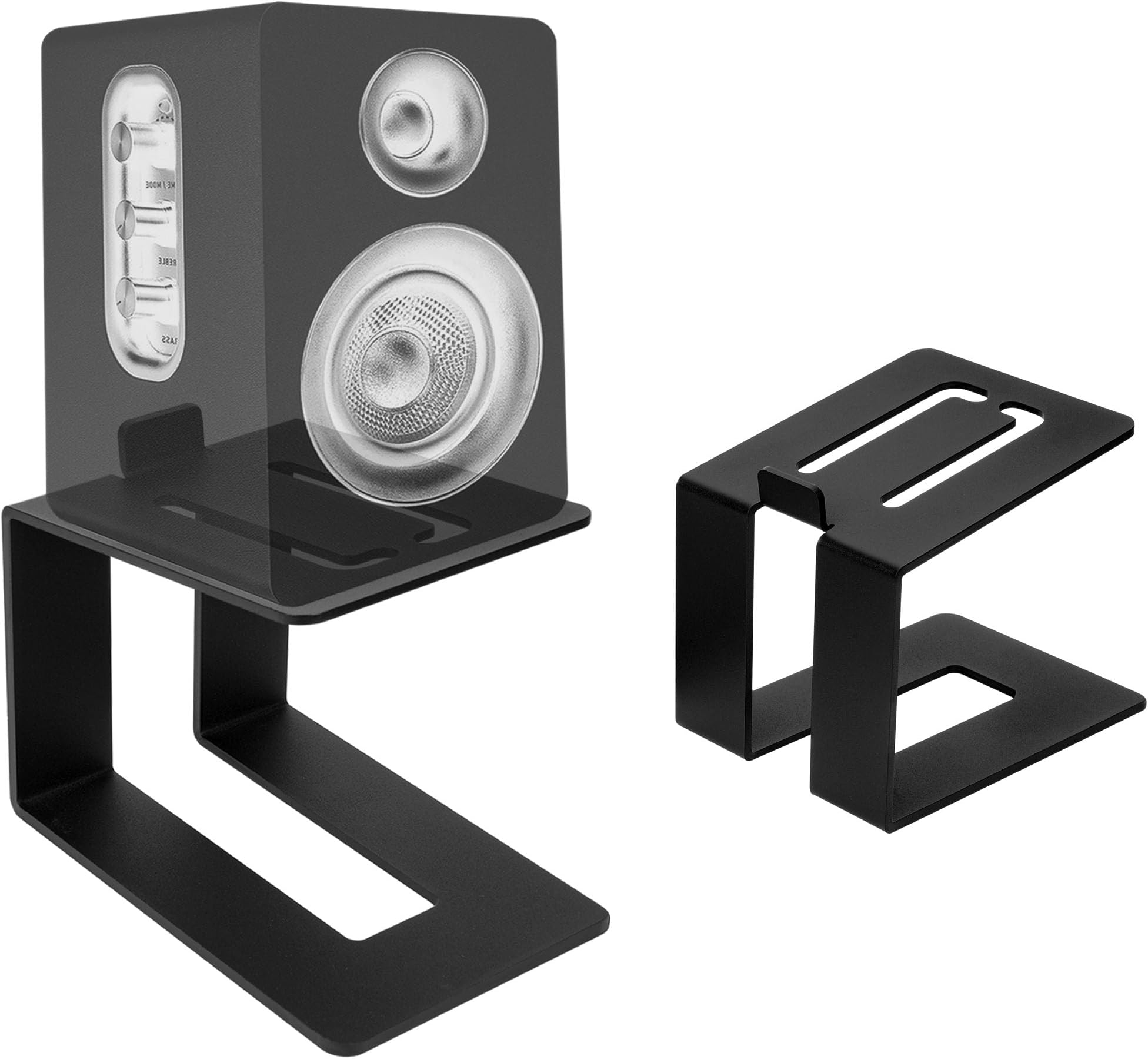 Amazon.com: awagas 2Pcs Desktop Speaker Stands, Metal Speaker Riser ...