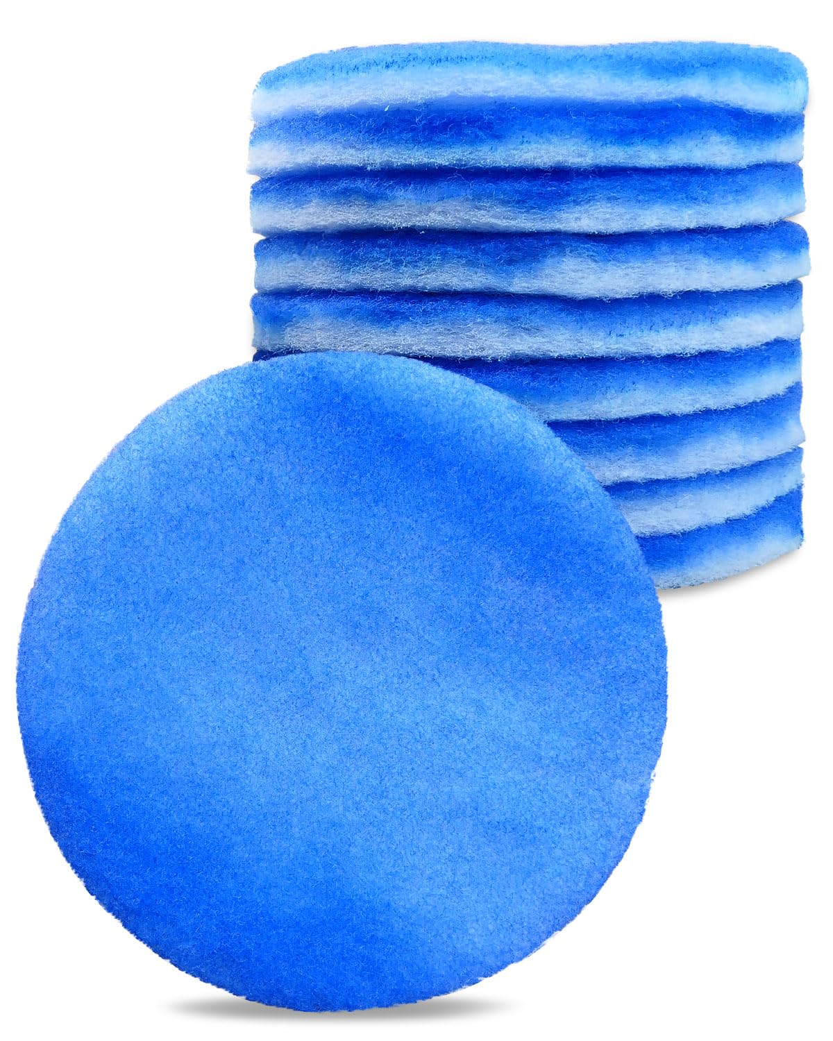 Snapklik.com : RV AC Filters, 10 Pack, 5.25" Round Blue-White Layered ...