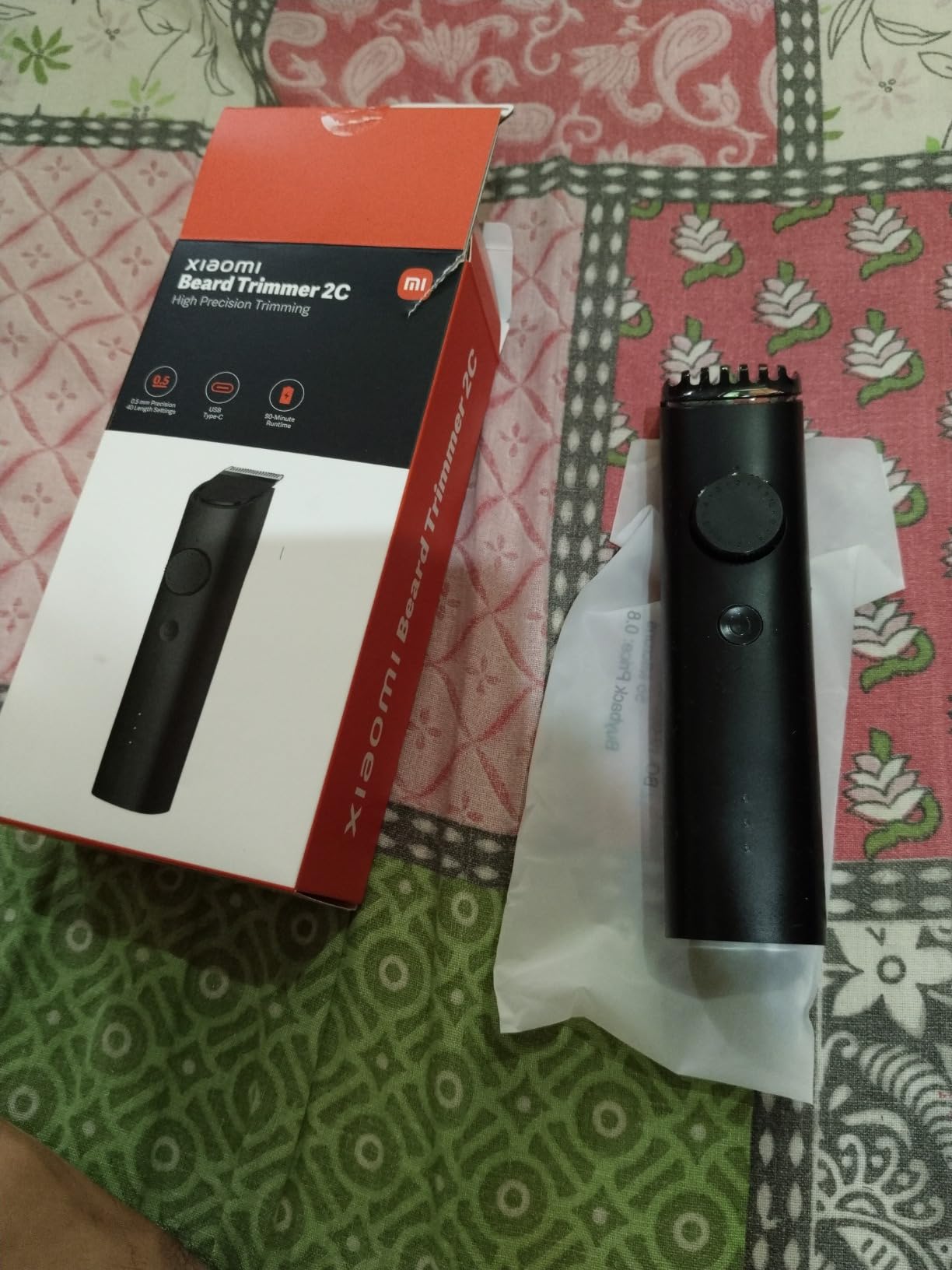 MI Xiaomi Beard Trimmer 2C With High Precision Trimming | 2 Beard Comb ...