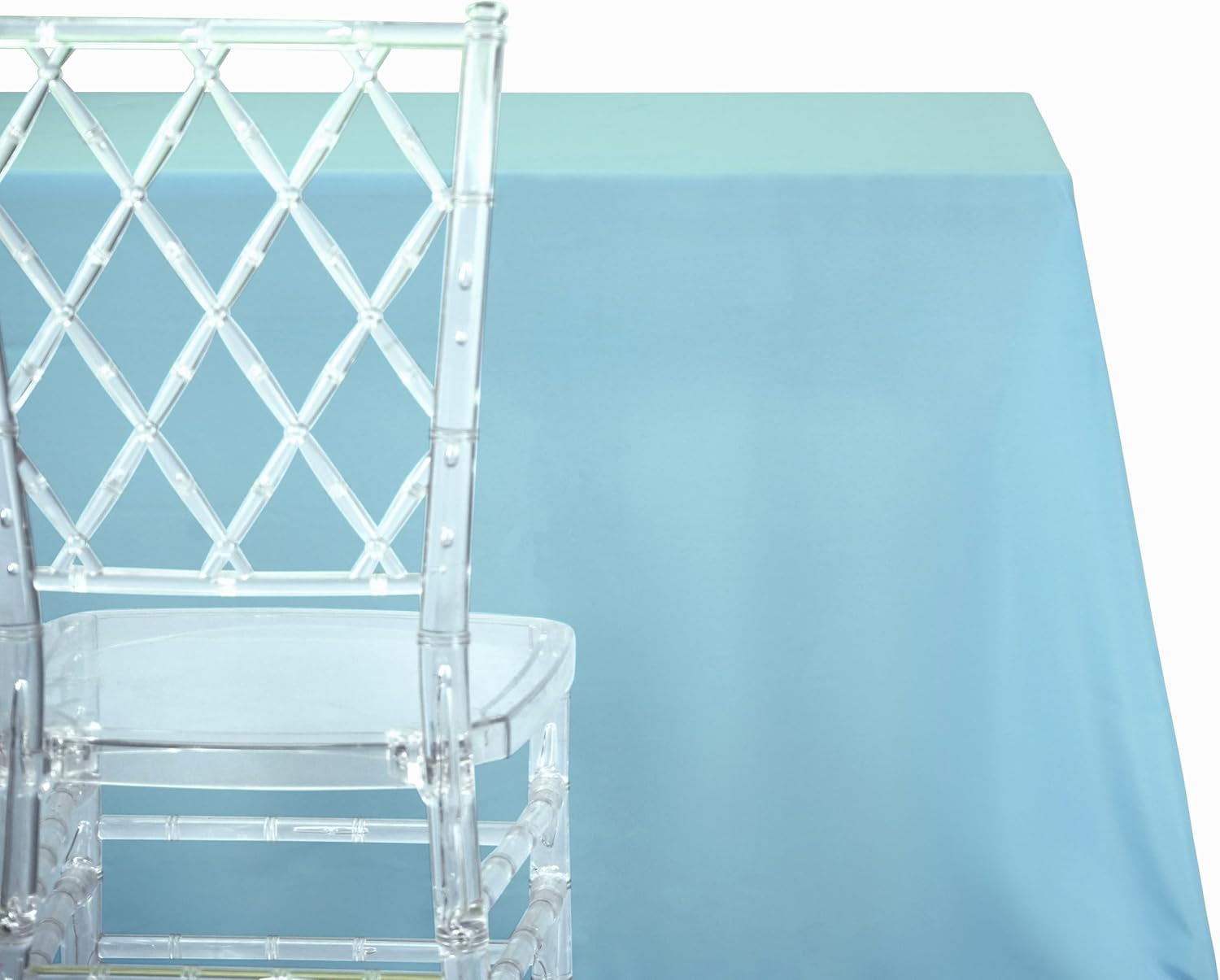 Amazon.com: Table Linen Polyester Round White 108x156 Tablecloth, Heavy ...