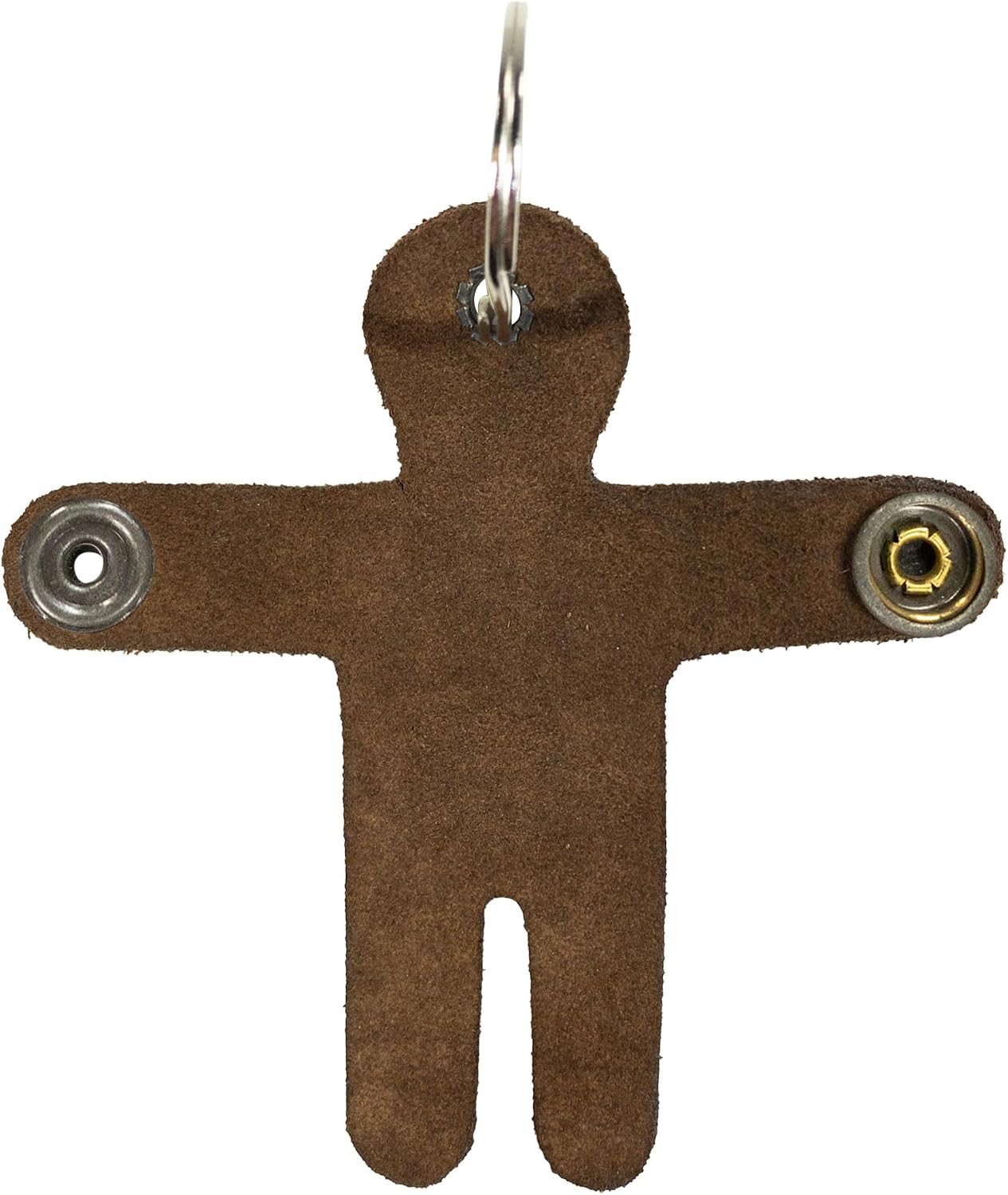 Hide & Drink, Thick Leather Human Figure Snap Key Chain Holder Handmade ...