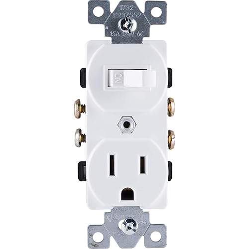 Snapklik.com : Home Electrical Wall Switch & Outlet Combo, Two-in-One ...