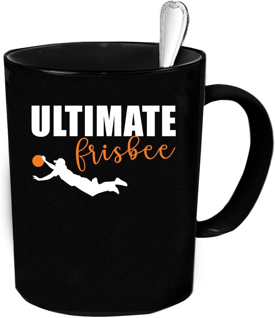 Amazon.com: Ultimate frisbee Coffee Mug - 11 oz. Ultimate frisbee funny ...