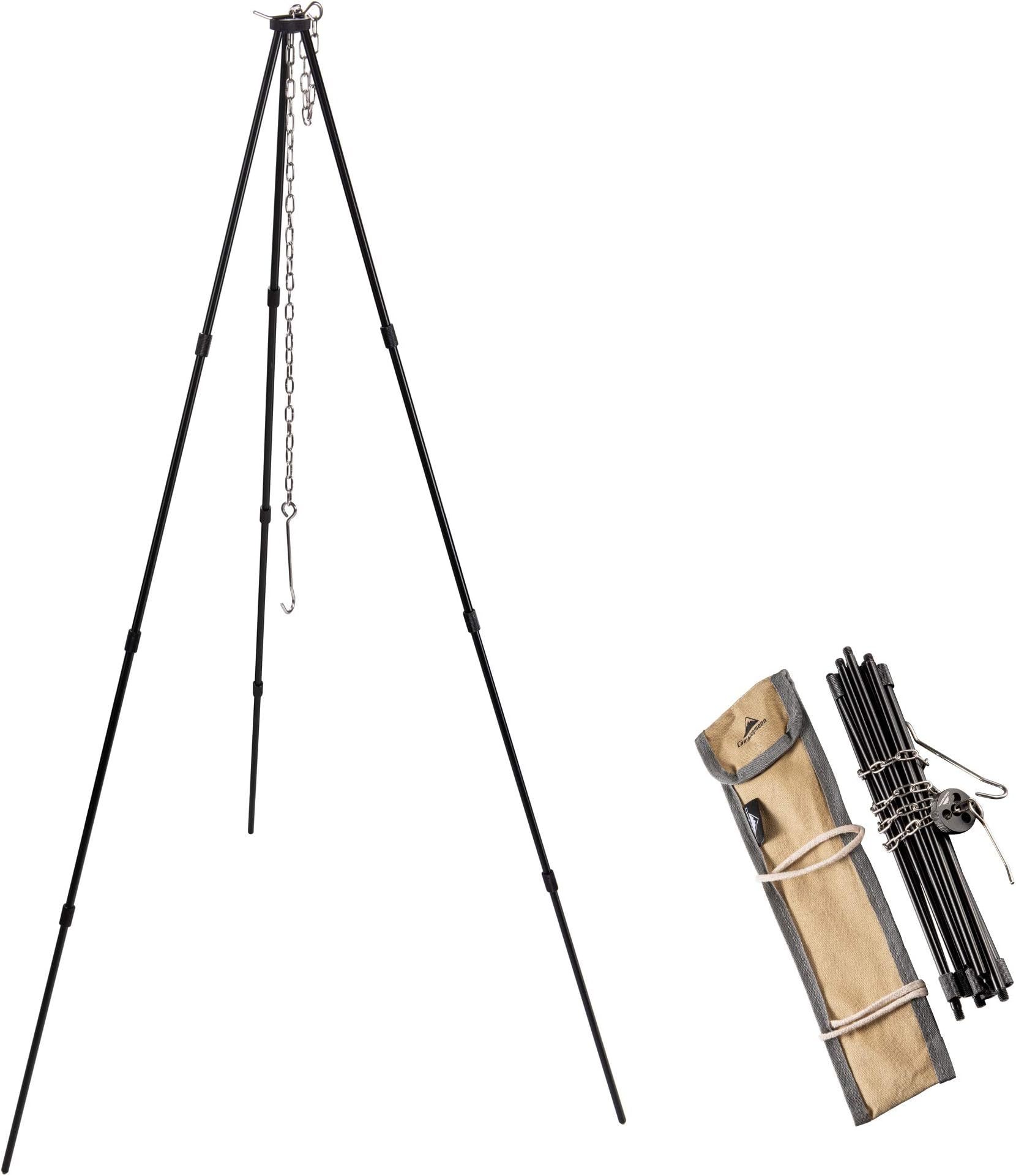 Amazon.com: OAMCE Campfire Cooking Tripod - Stainless Steel with ...