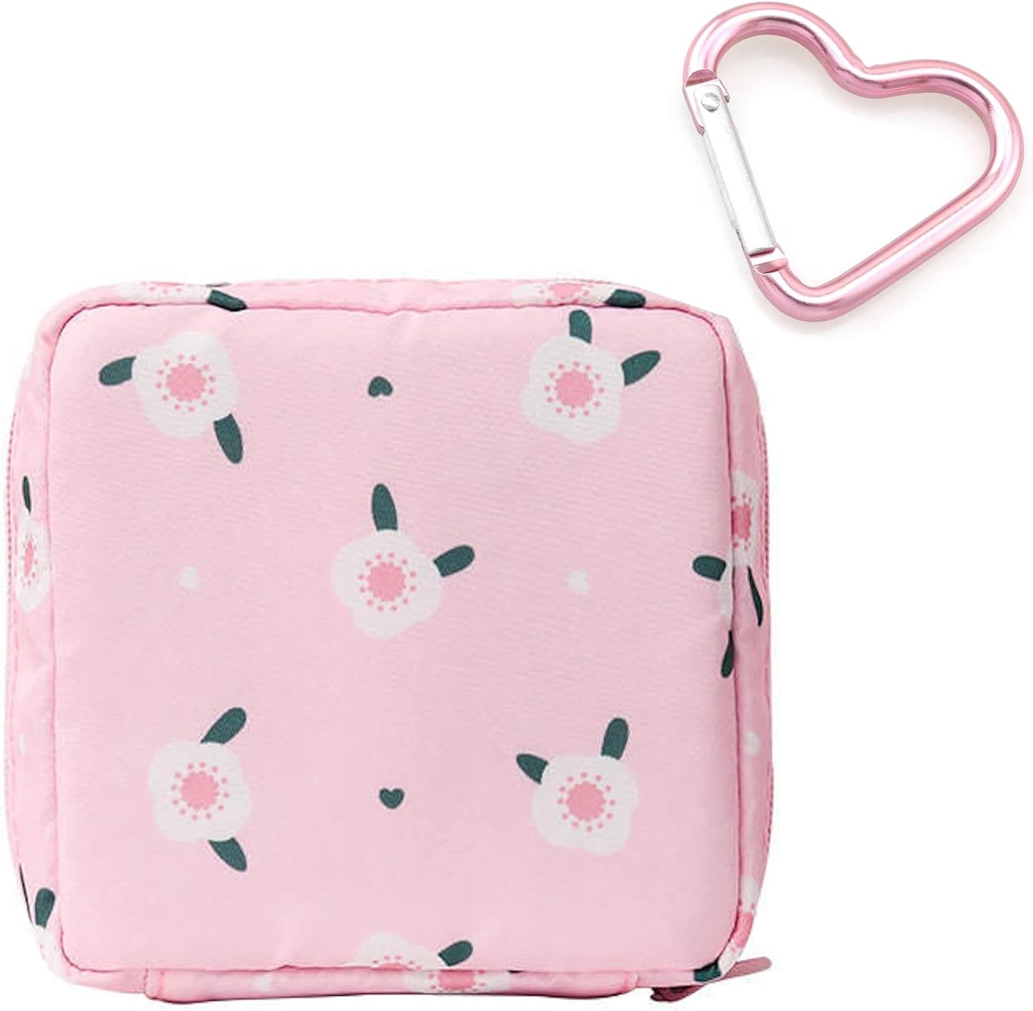 Amazon.com: Adorable Pink Peri - Storage Bag for Sanitary Napkin Pads ...