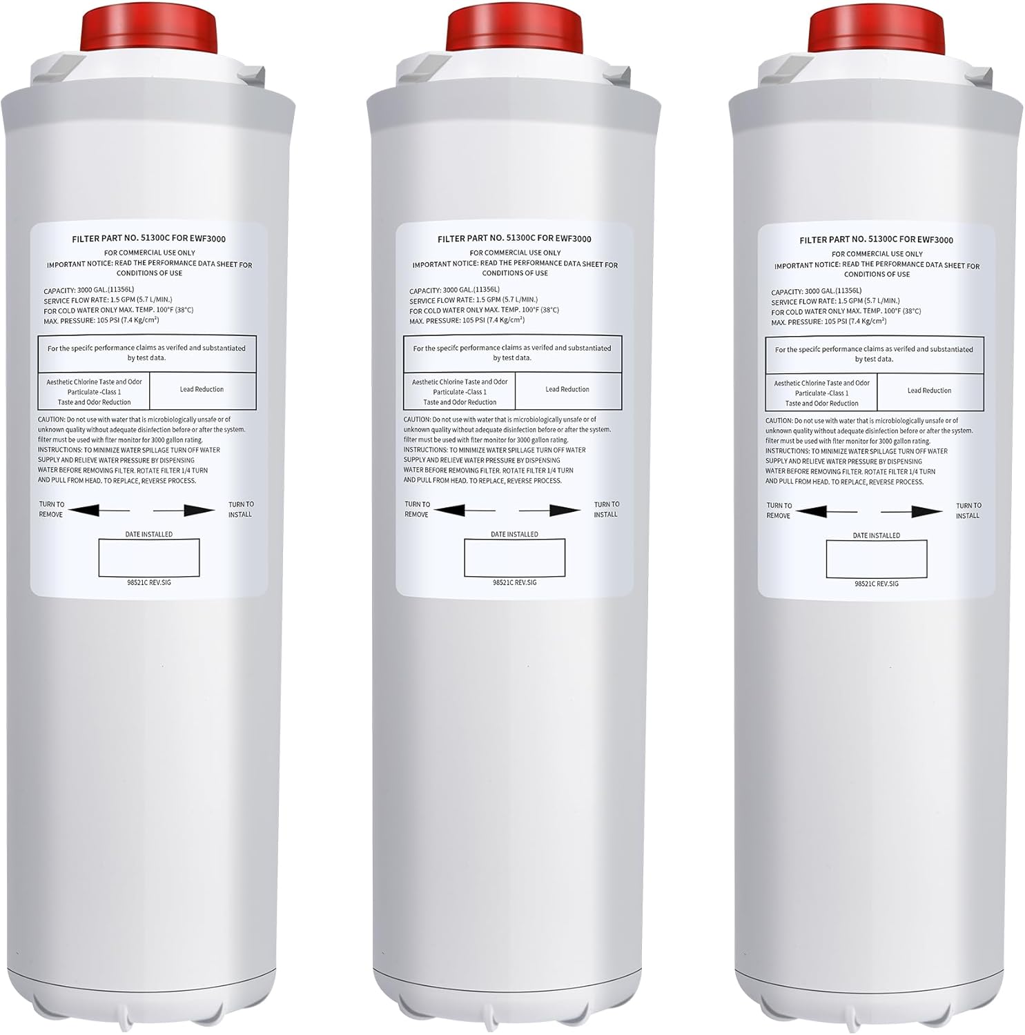 Amazon.com: 51300C Replacement Filters, 3 Pack, No Chip, Compatible ...