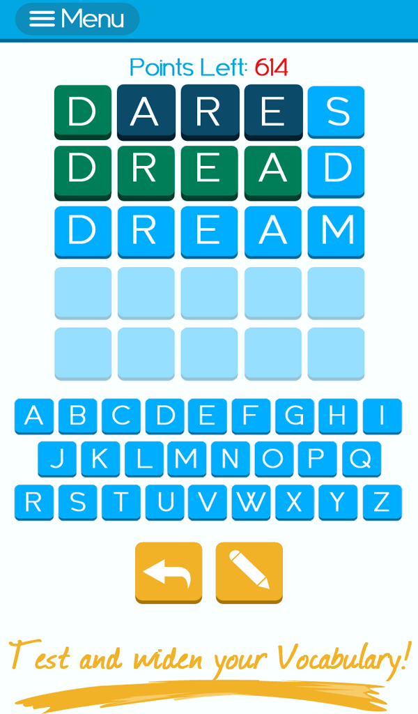 Five Letters - A Challenging Word Game similiar to Lingo - App on the ...