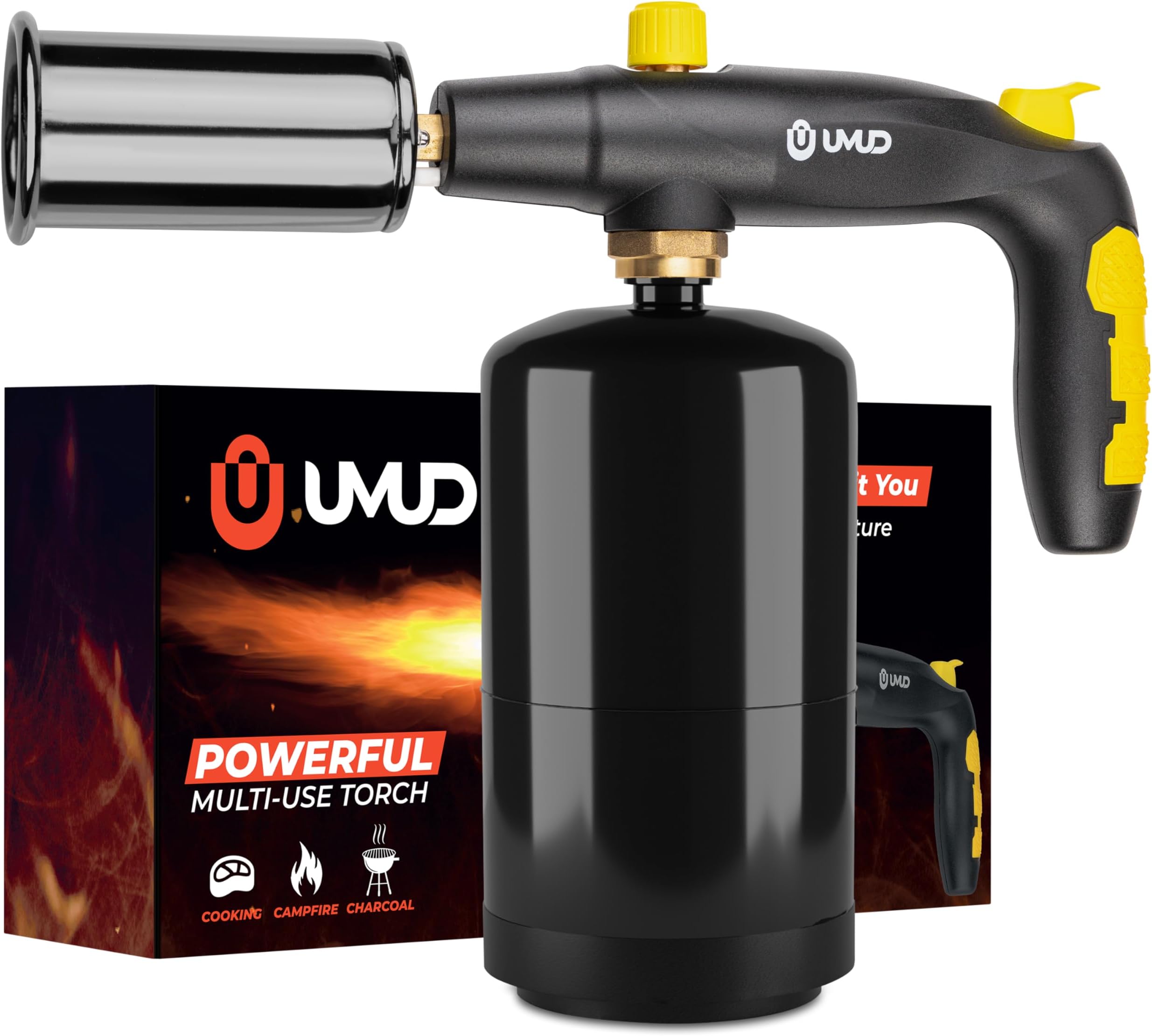 Amazon.com: Umud Culinary Propane Torch Lighter Head with Ignitor Gun ...