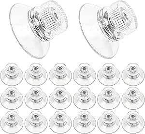 Amazon.com: 20 pcs Small Suction Cups, Suction Cups with Metal Screw, 1 ...