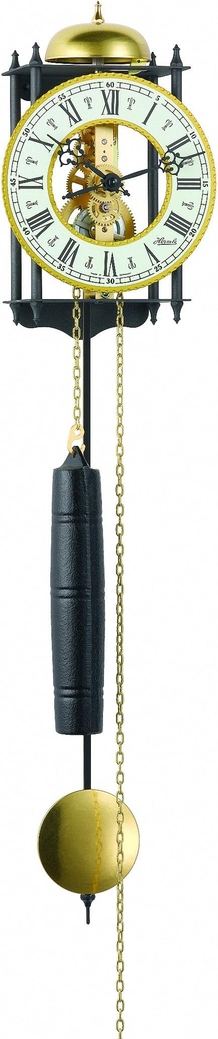 Hermle Mechanical Skeleton Wall Clock 70731-000711 : Amazon.co.uk: Home ...