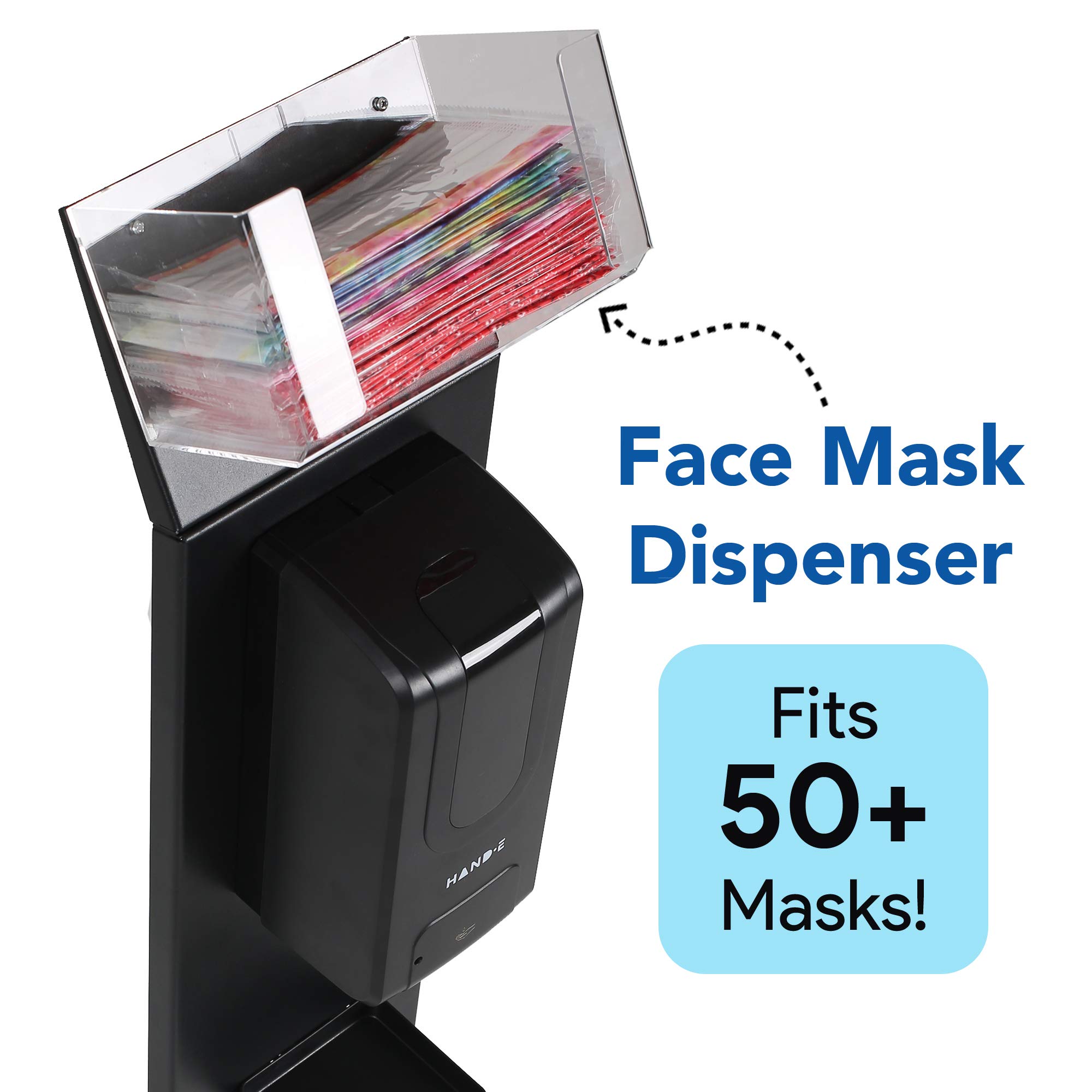 Automatic Hand Sanitizer Dispenser Stand with Face Mask Dispenser ...