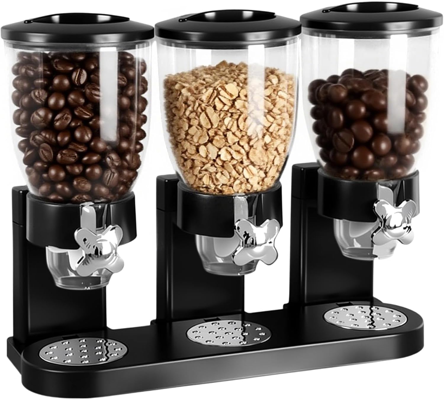 Amazon.com: UCEHIPAW 1 Pcs Triple Indispensable Dry Food Dispenser with ...