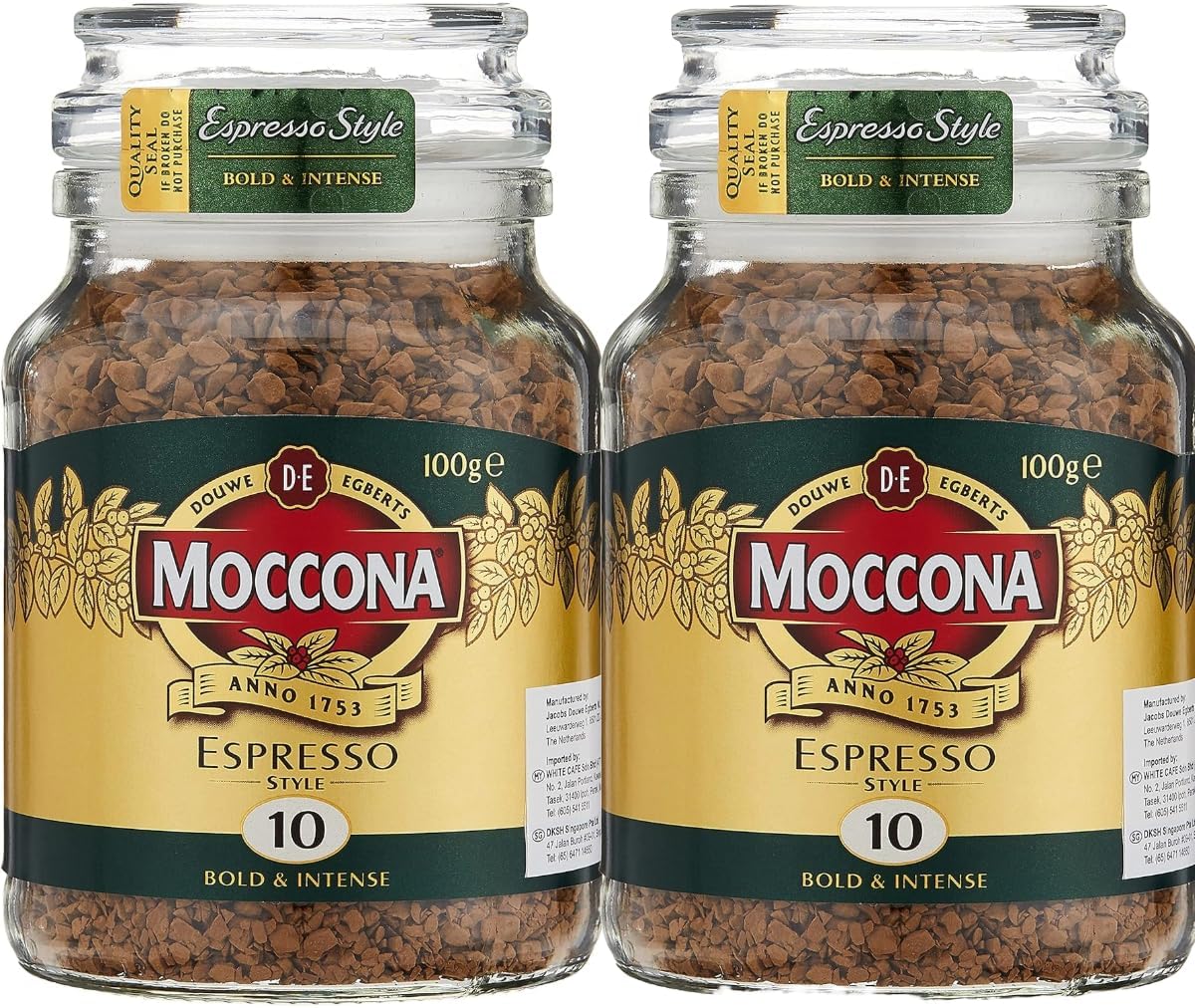Amazon | 【Amazon.co.jp限定】モッコナ エスプレッソ100g × 2本 インスタント コーヒー インスタント MOCCONA ESPRESSO coffee Avelis ...