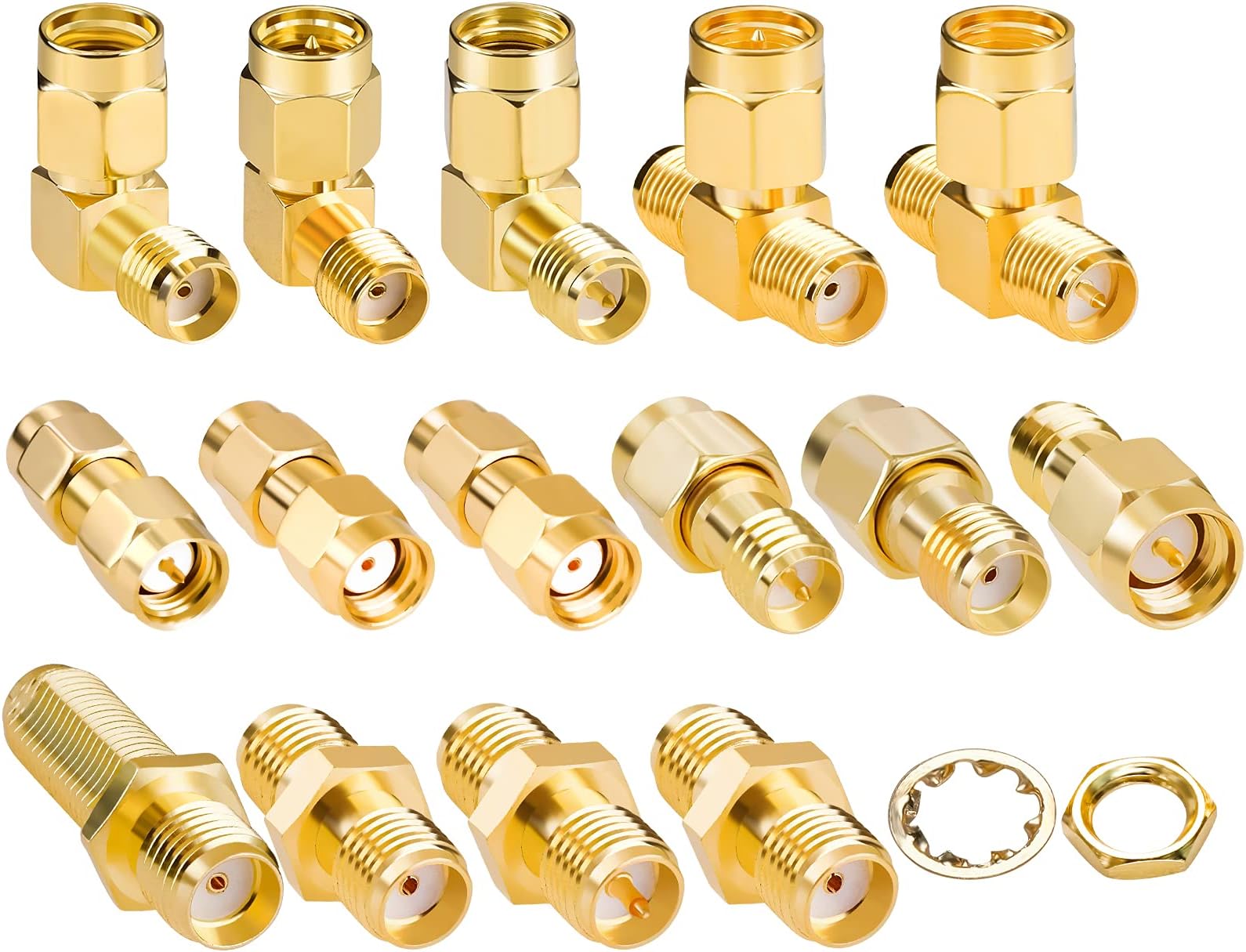 Amazon.com: Cable Matters 2-Pack SMA Female to SMA Female Coaxial RF ...