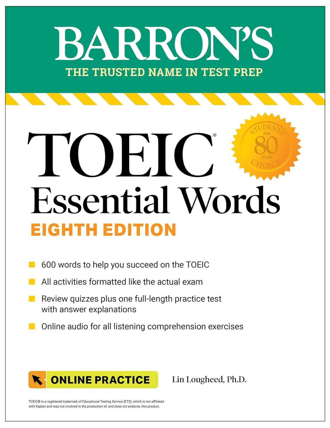 TOEIC Essential Words with Online Audio, Eighth Edition (Barron's Test ...