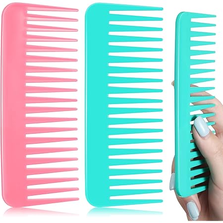 Amazon.com : Large Hair Detangling Comb Wide Tooth Comb for Curly Hair ...