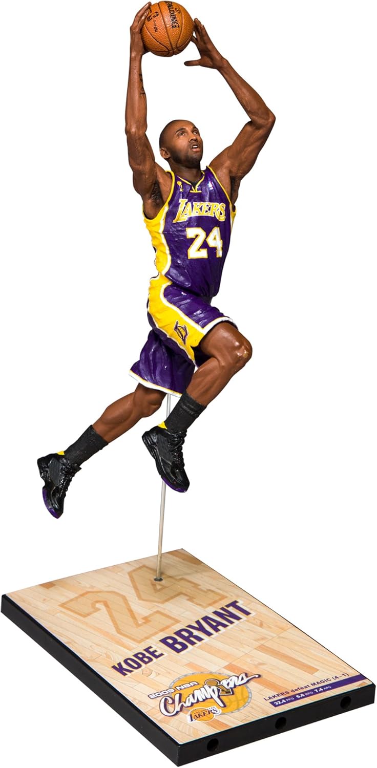 Amazon.com: McFarlane Toys Kobe Bryant 2009 NBA Finals Action Figure ...