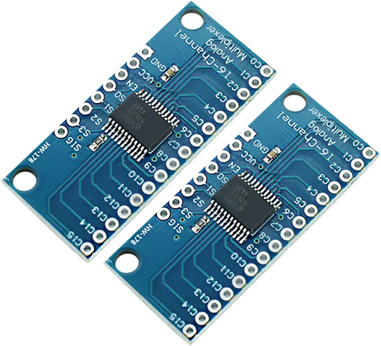 DEVMO 2PCS CD74HC4067 16 Channel Analog Digital Multiplexer MUX ...