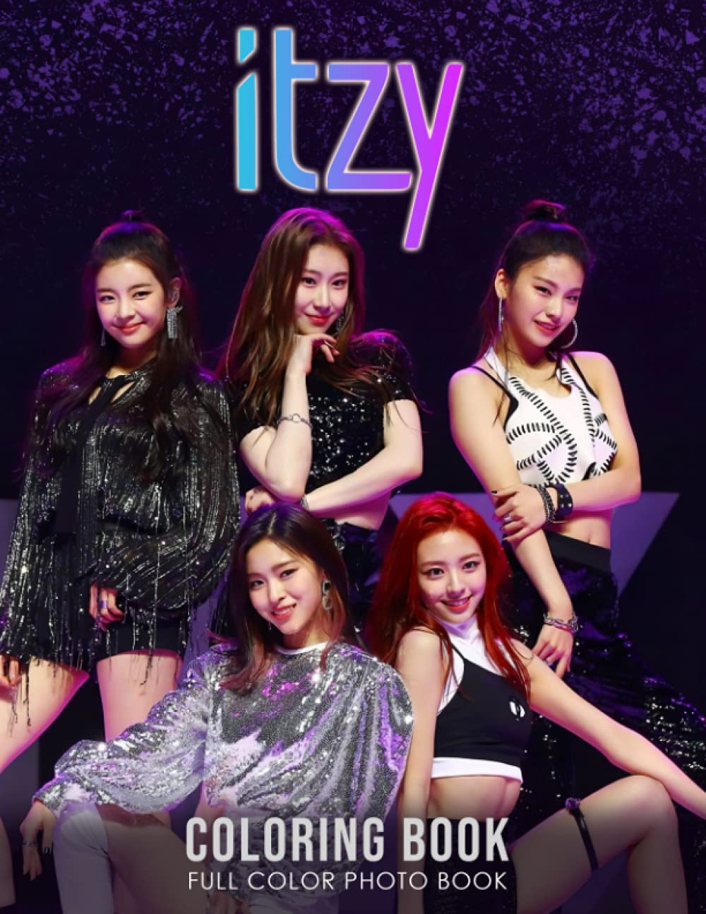 Buy Itzy Coloring Book: K-Pop Girl Band Inspirational Artist Coloring ...