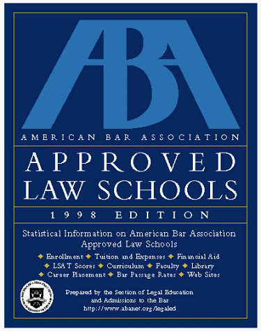 Aba Approved Law Schools 1998 (ABA/LSAC Official Guide to ABA-Approved ...
