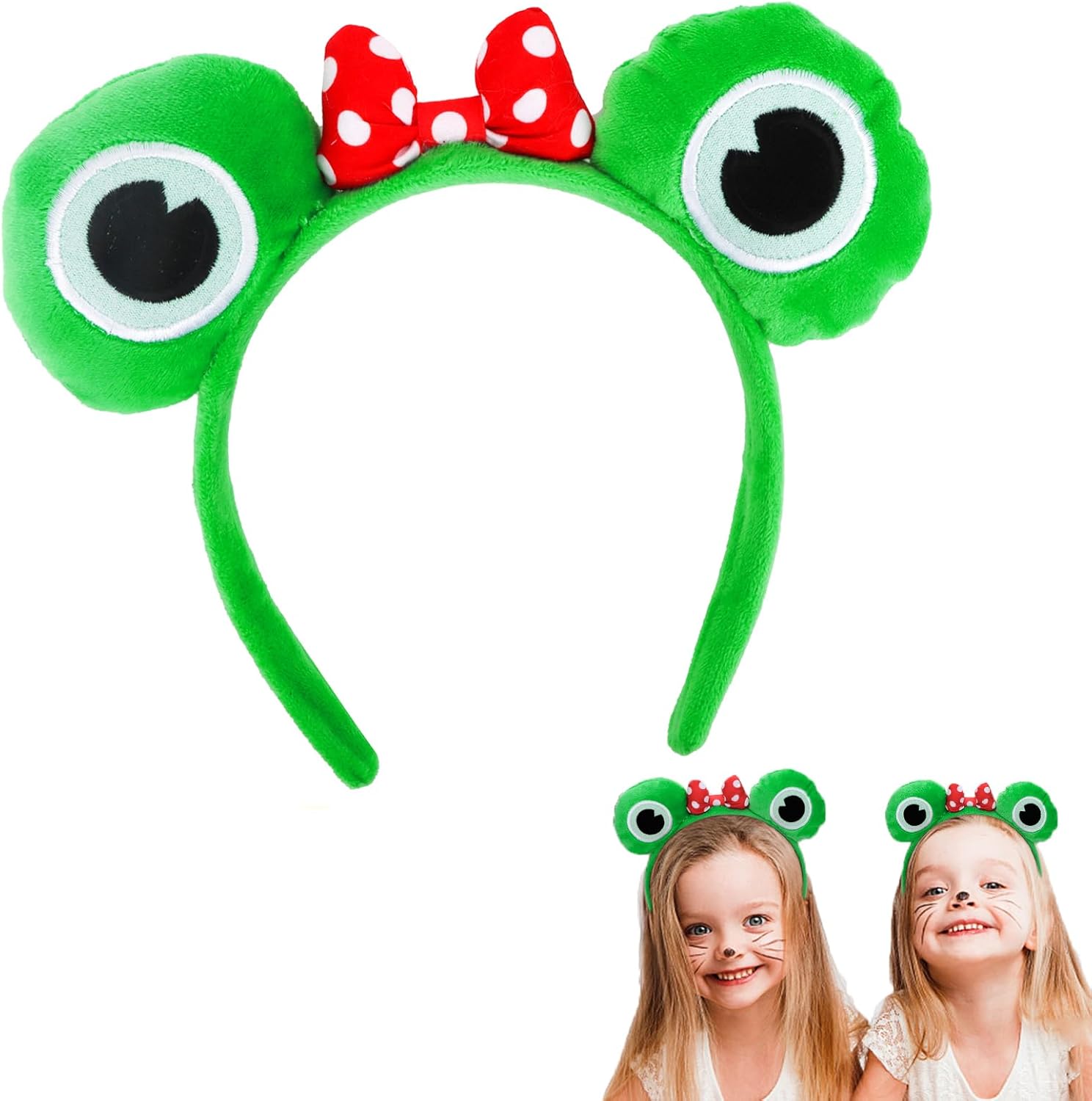 Amazon.com: Cute Frog Hairband, Animals Ears Hairband, Frog Eyes ...