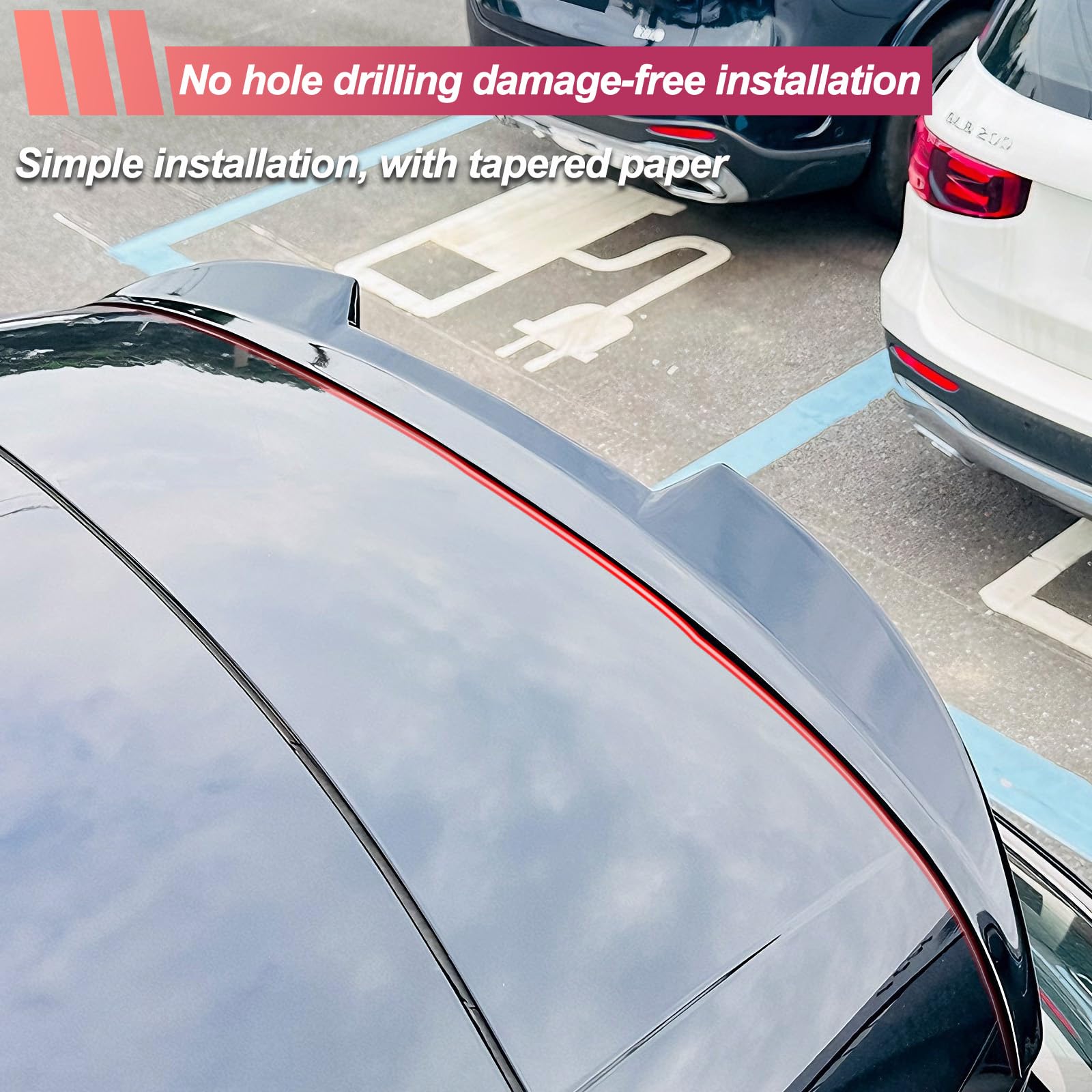 Snapklik.com : Rear Trunk Boot Spoiler Wing For Mercedes-Benz GLE W167 ...