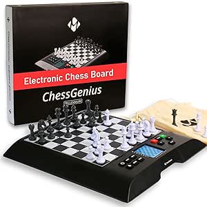 Amazon.com: Millennium ChessGenius Electronic Chess Board – Portable AI ...