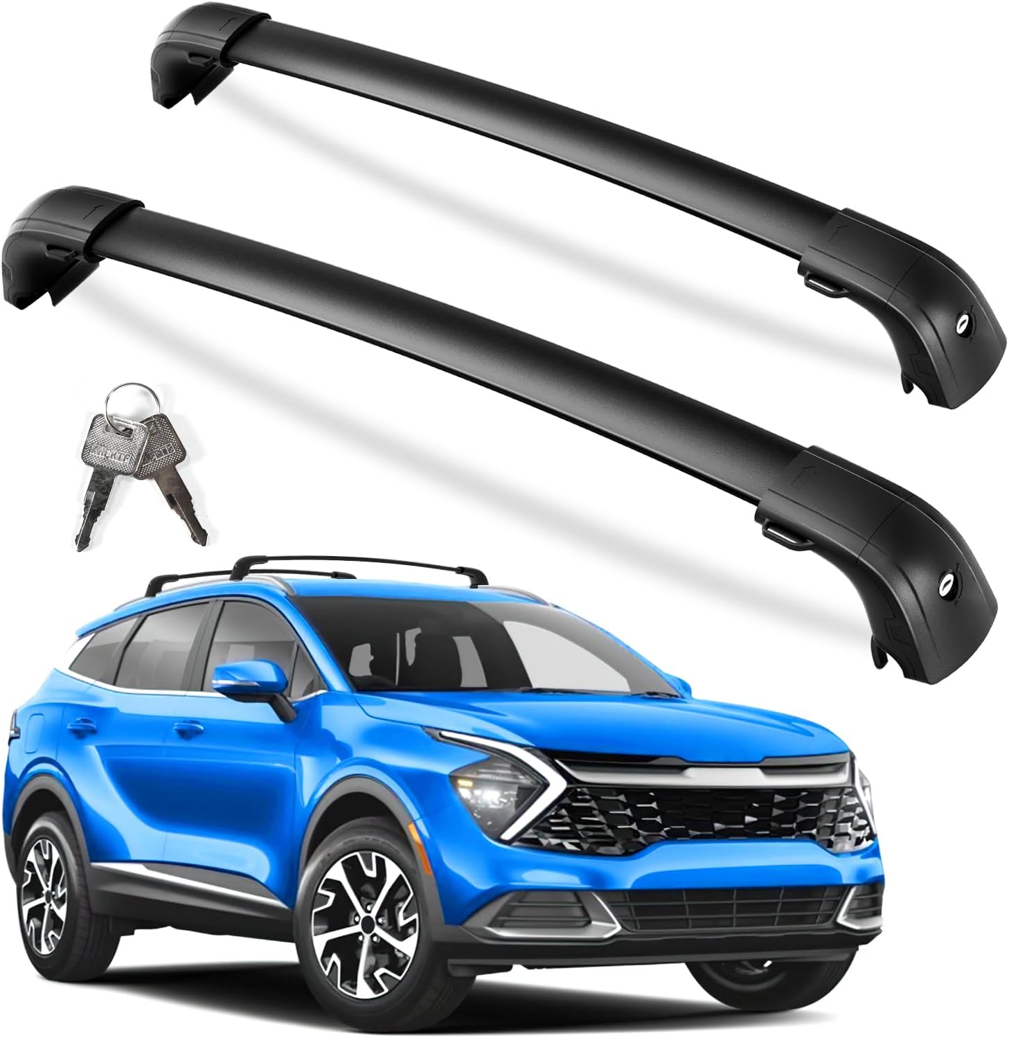 Amazon.com: YHTAUTO Car Roof Rack Cross Bar Compatible with Kia ...