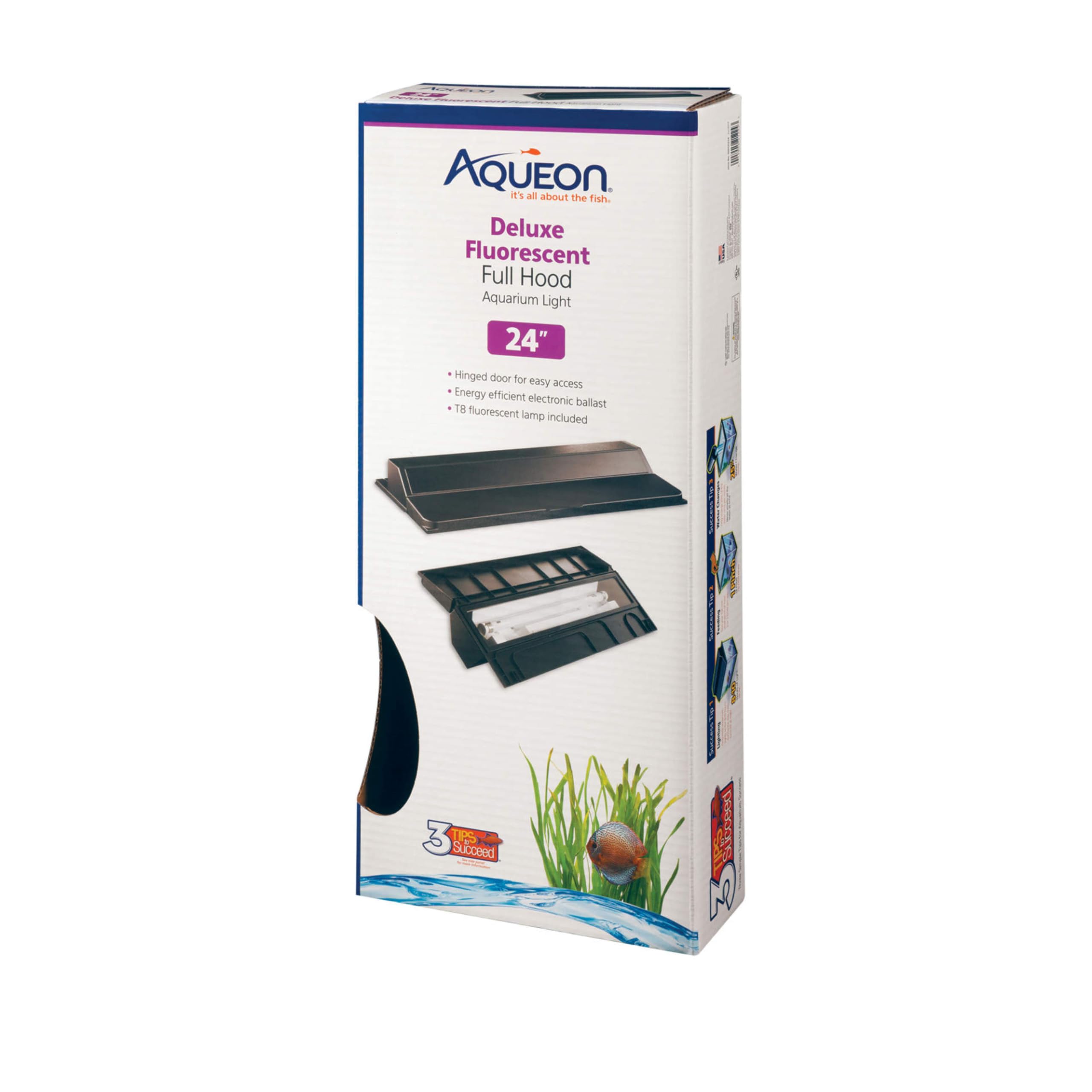 Aqueon Led Aquarium Hood Mountain Aqueon LED Deluxe Full Hood, 30" L